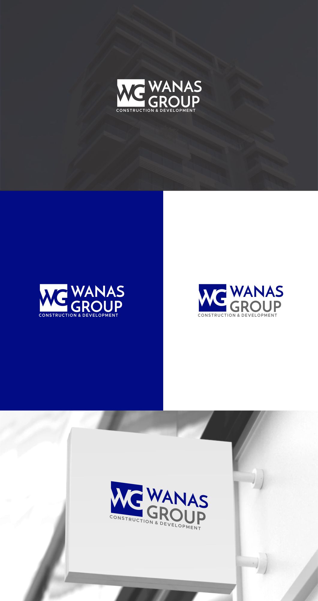 Elegant, Playful Logo Design for WANAS GROUP Construction & Development ...