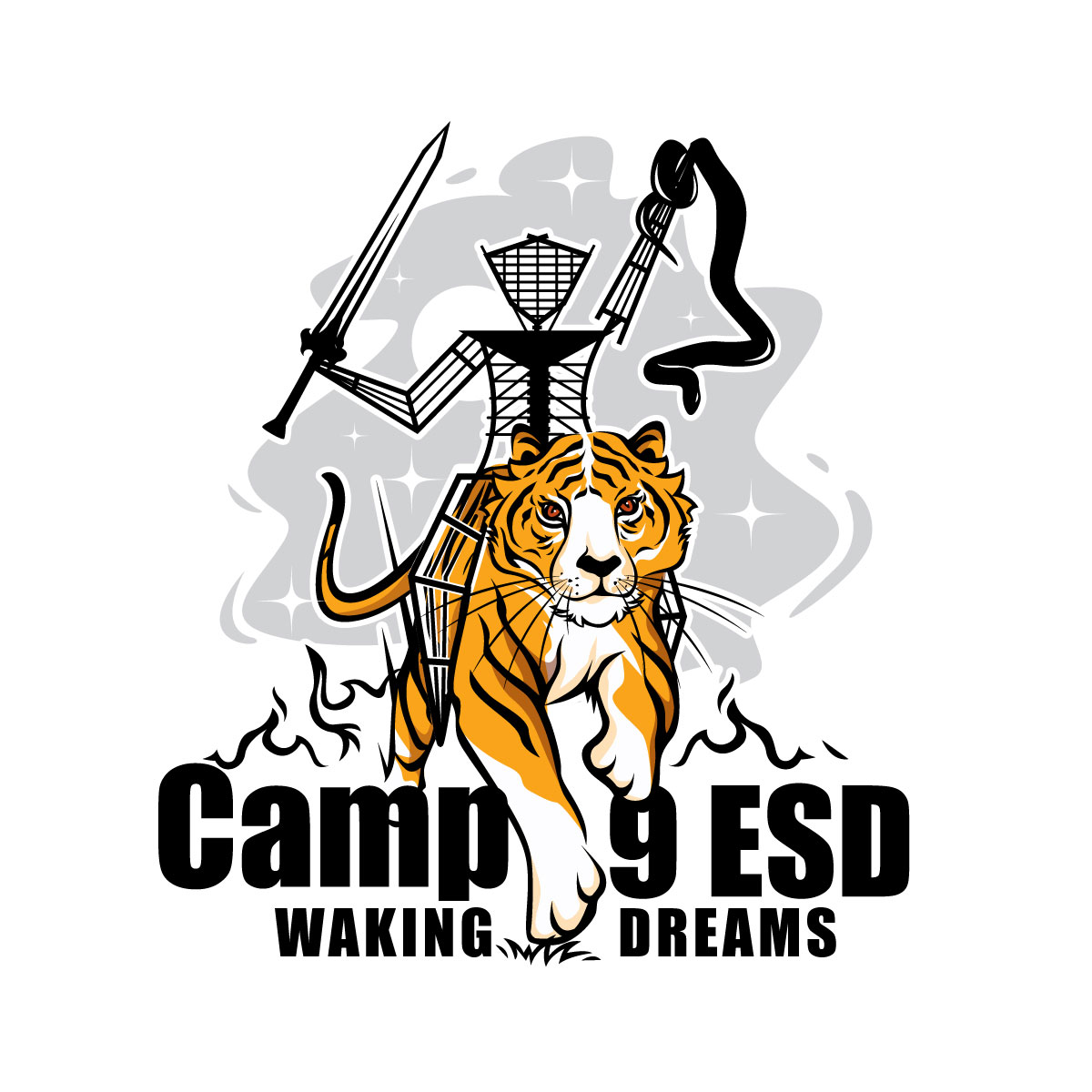 Bold, Playful, Medical @Burning Man Logo Design for Camp 9 ESD (on top ...