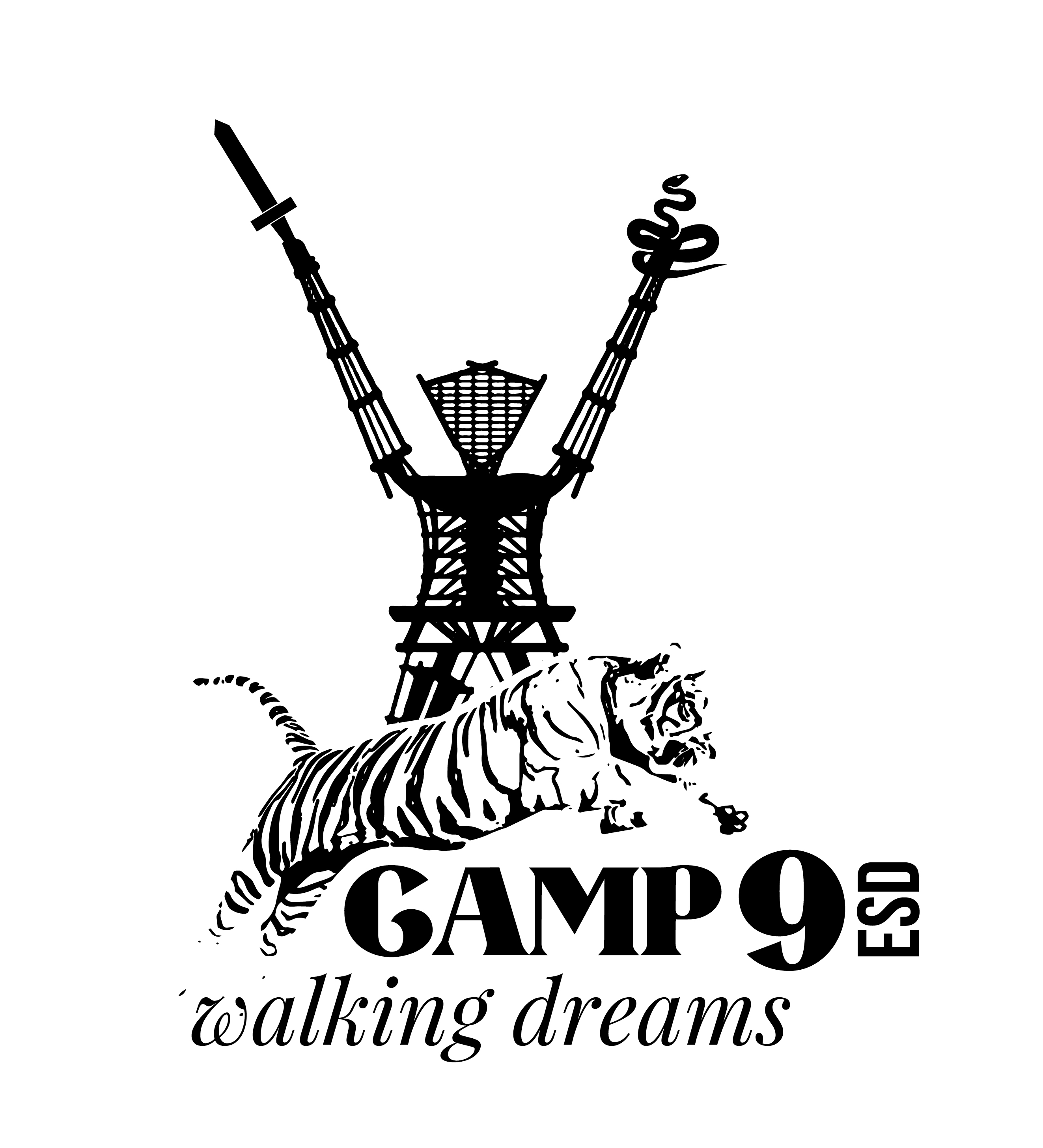 Bold, Playful, Medical @Burning Man Logo Design for Camp 9 ESD (on top ...