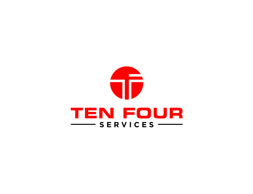 Logo Design for Ten Four Services or 10-4 Services by apuk | Design ...
