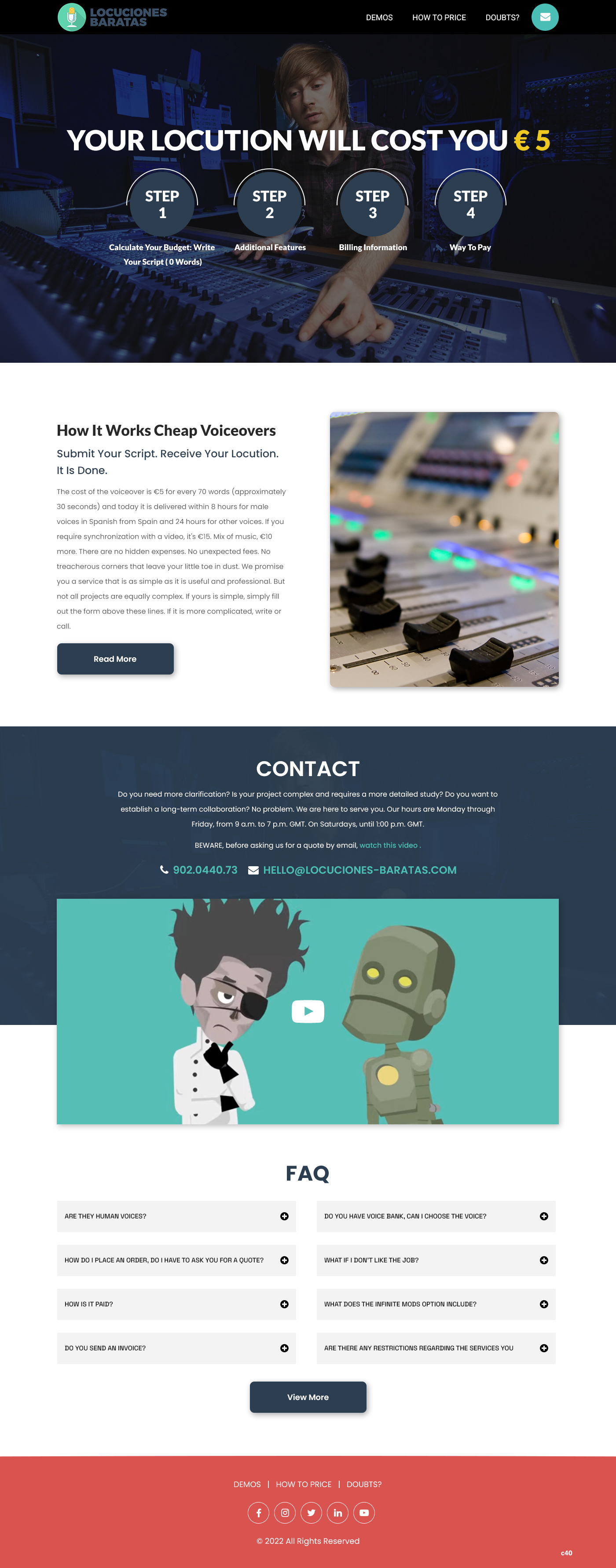Elegant, Playful, voice over Web Design for a Company by pb | Design ...