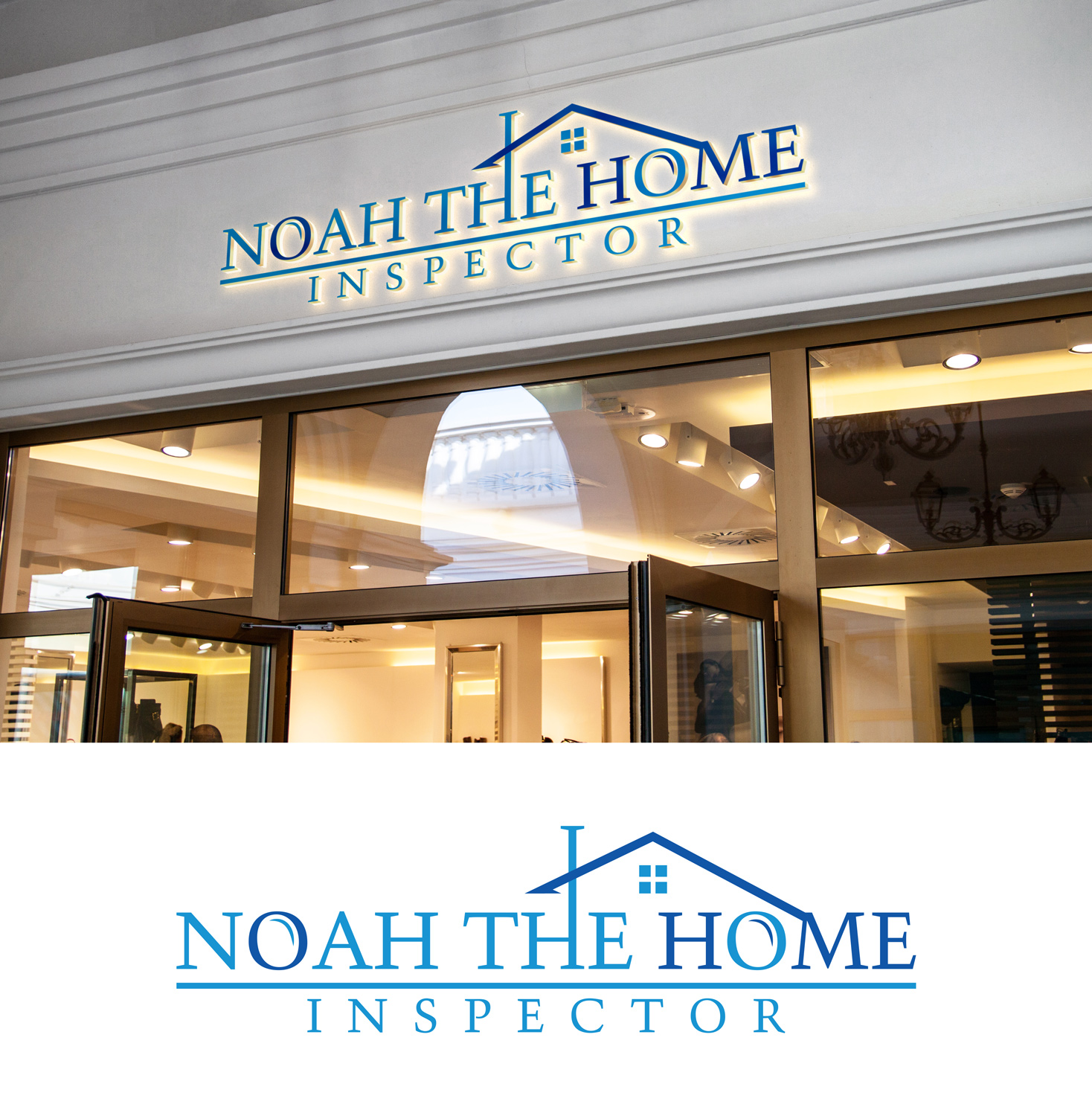 Masculine, Modern, Construction, Home Inspection, Real Estate Logo ...