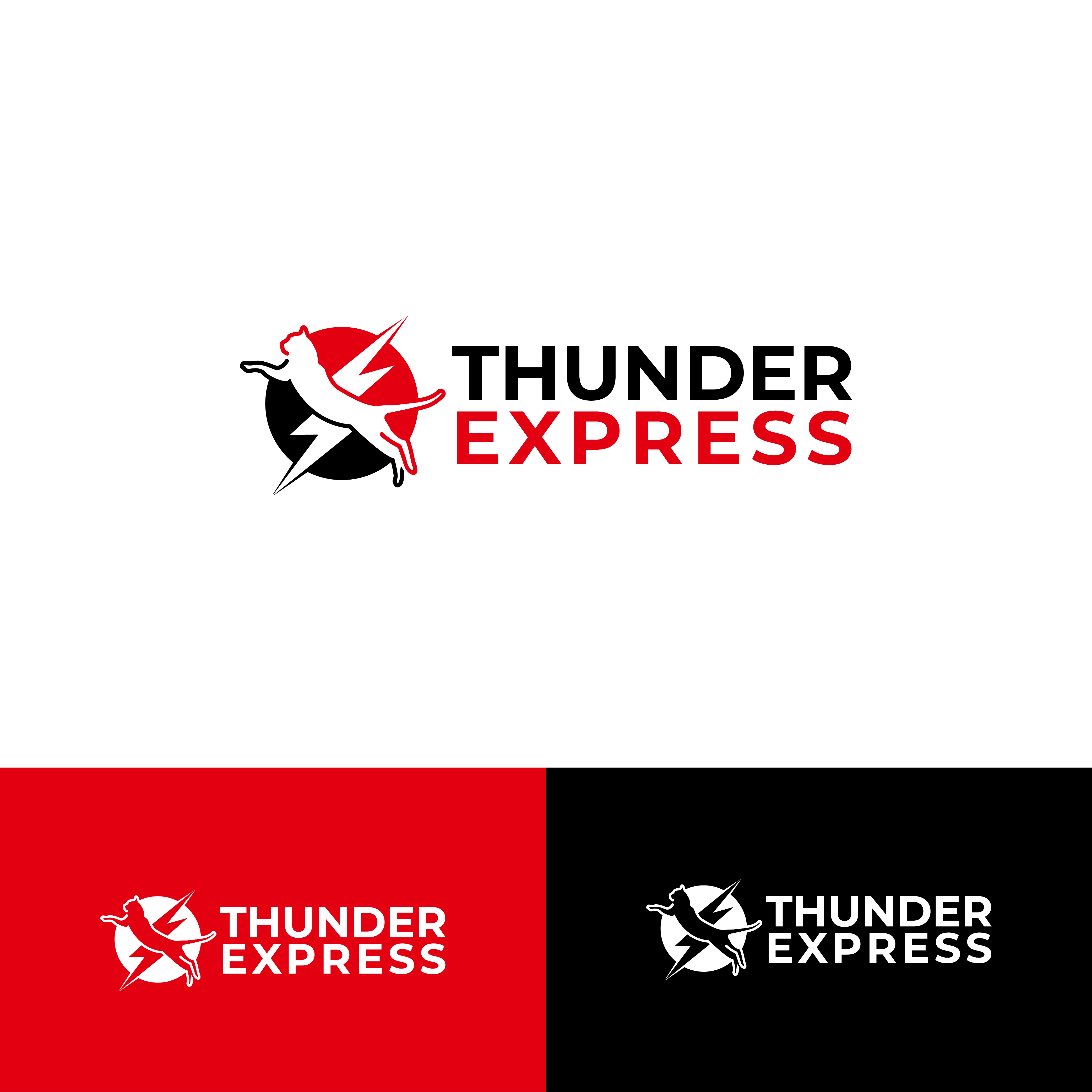 Modern, Playful, logistics services Logo Design for Thunder Express by ...