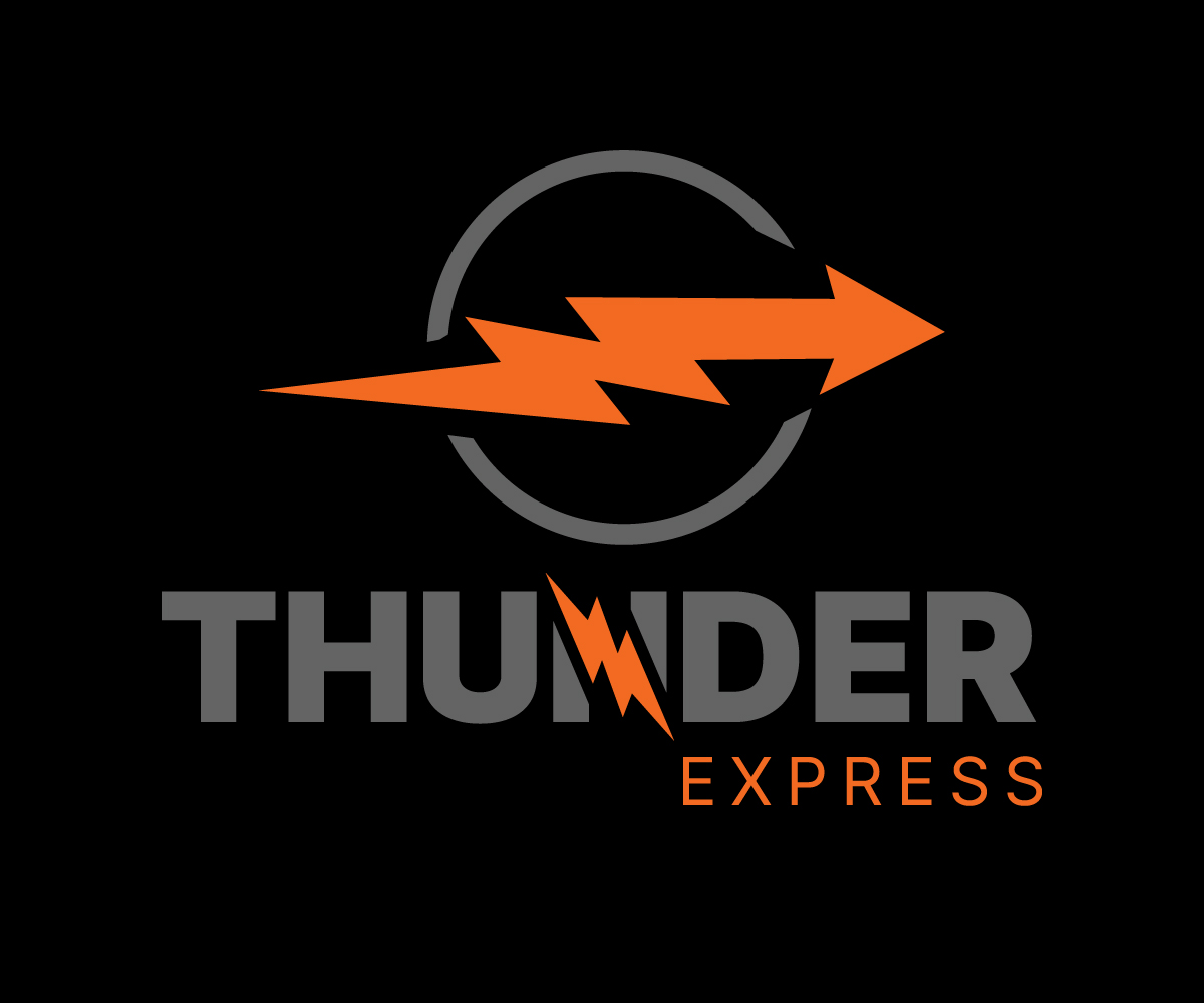 Modern, Playful, logistics services Logo Design for Thunder Express by ...