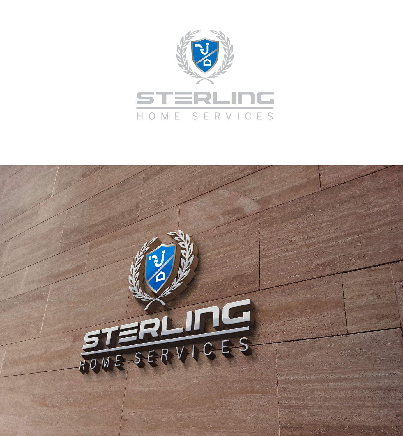Logo Design for STERLING HOME SERVICES by wdesigner2 | Design #28651614
