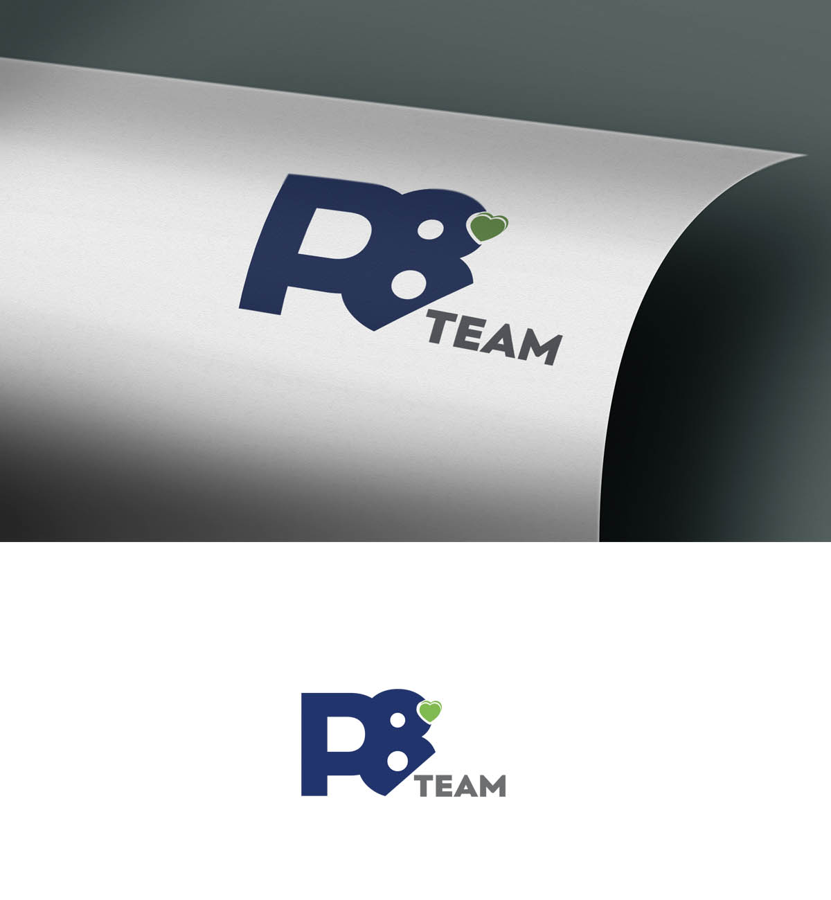 Elegant, Modern Logo Design for P8-Team (P8-Team gGmbH) by Loknadh busam | Design #28669456