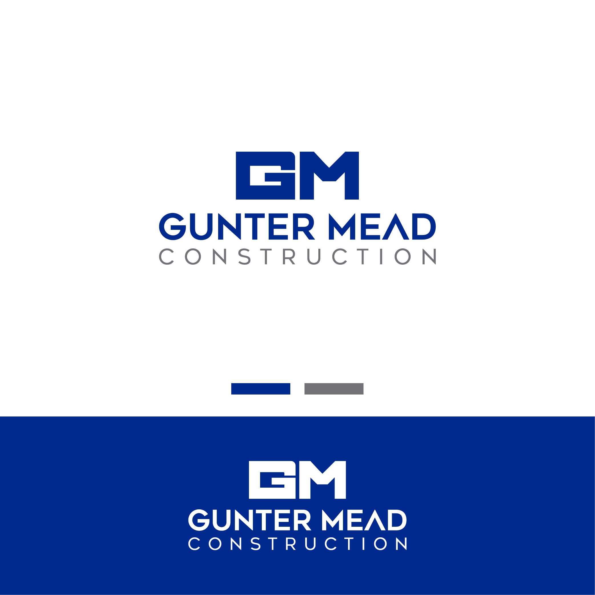 Logo Design for Gunter Mead Construction by artbazz | Design #28679218