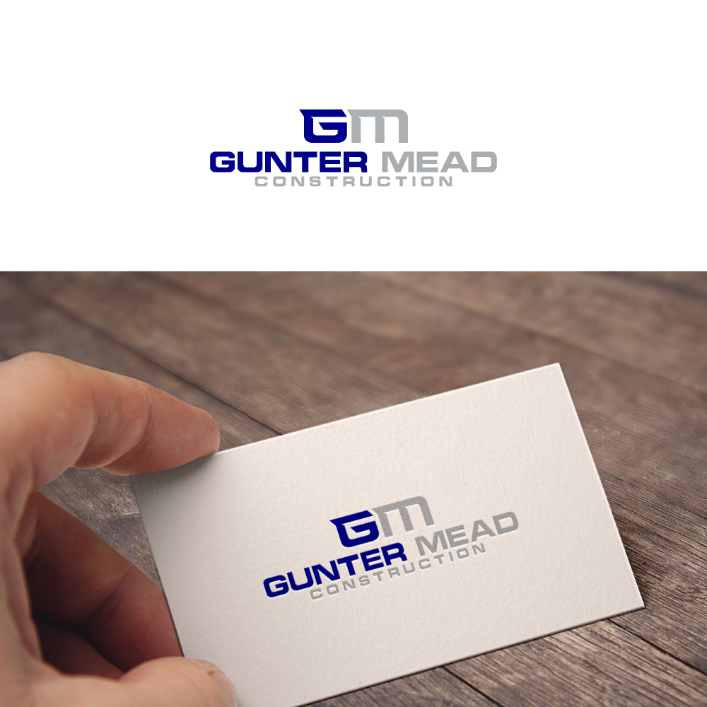 Logo Design for Gunter Mead Construction by MD SHANAWAS7 | Design #28666389