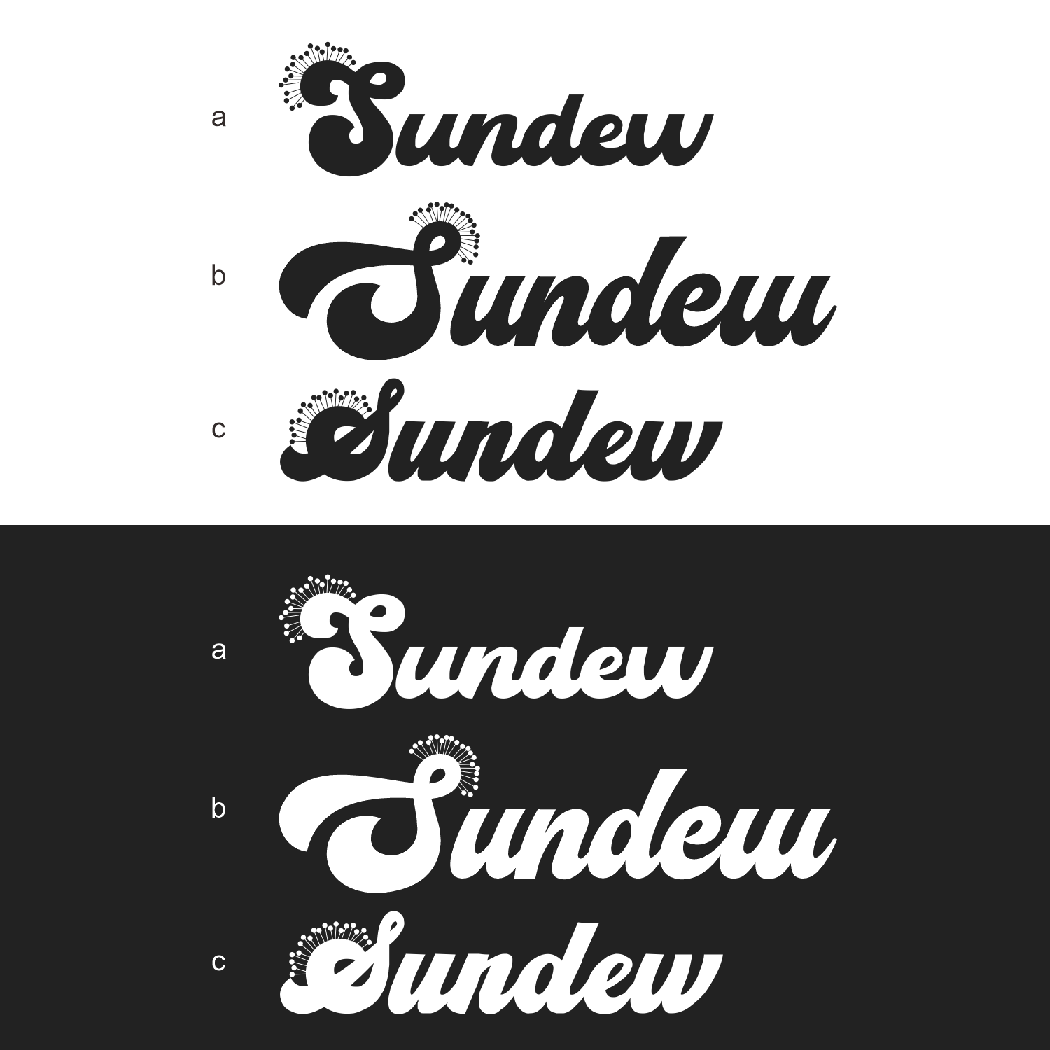 Playful, Modern Logo Design for sundew by ikiono | Design #28670501