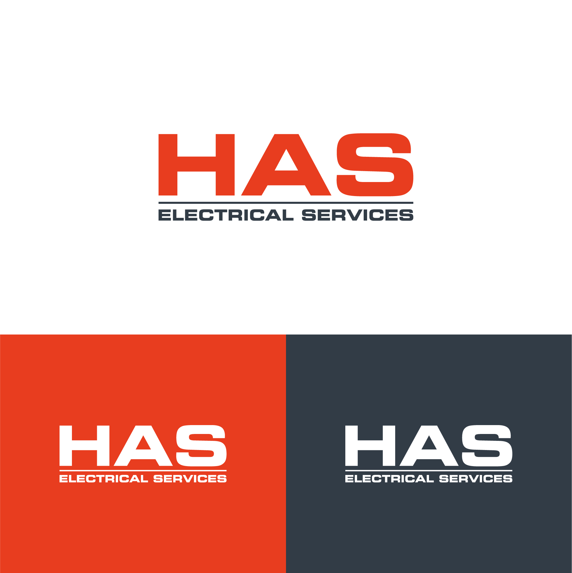 Elegant, Playful, Electrical Logo Design for HAS Electrical Services by ...