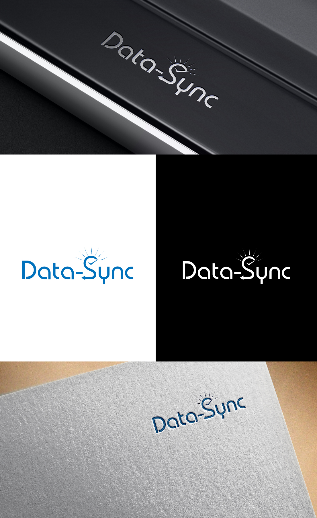 Bold, Modern, Data-Processing Logo Design for Data-Sync by Sayma ...