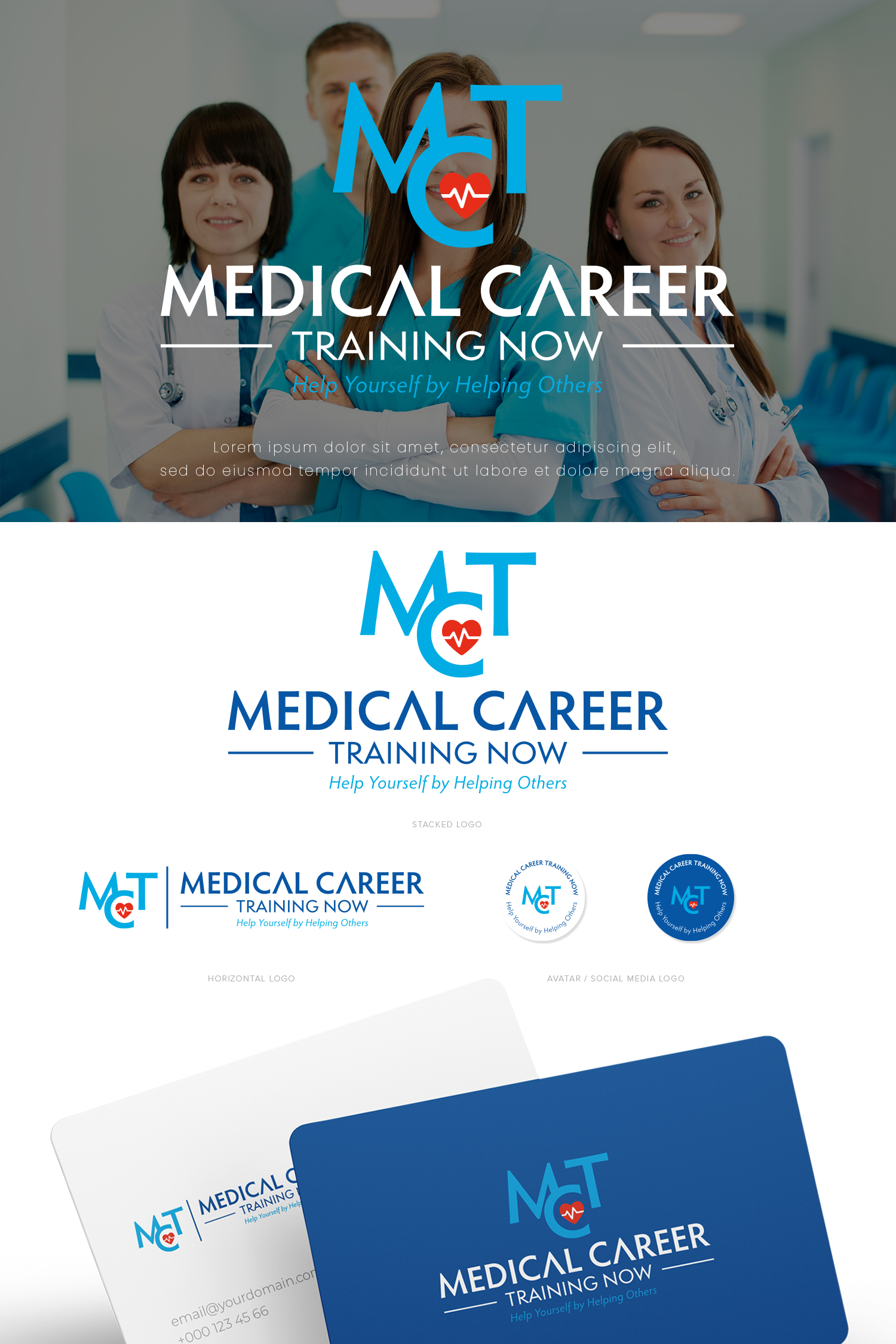 Serious, Professional, Medical Training Logo Design for Medical Career ...