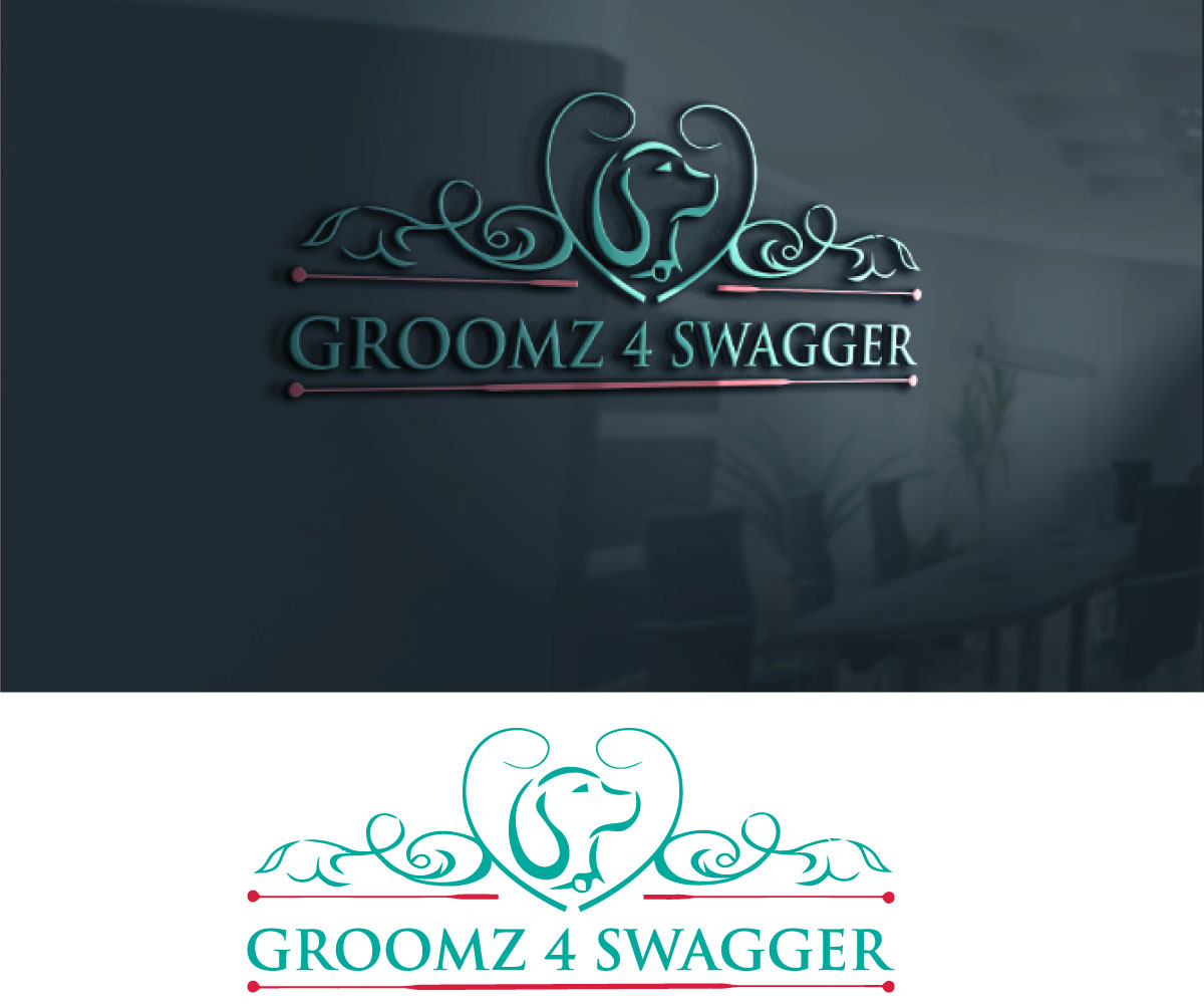 Playful, Modern, Mobile Dog Grooming Logo Design for Groomz 4 Swagger ...