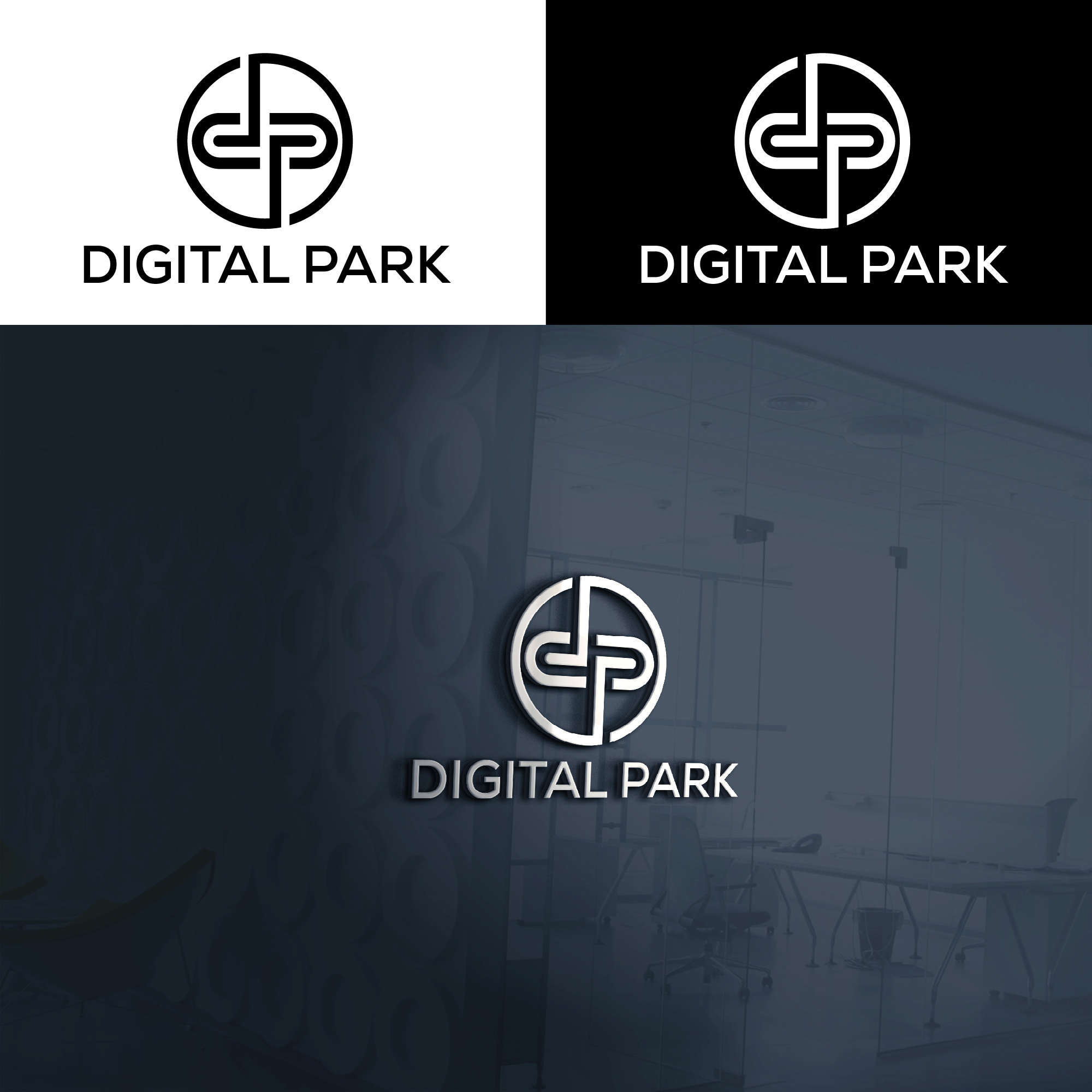 Logo Design for Digital Park by ahmeddesigner123 | Design #28695869