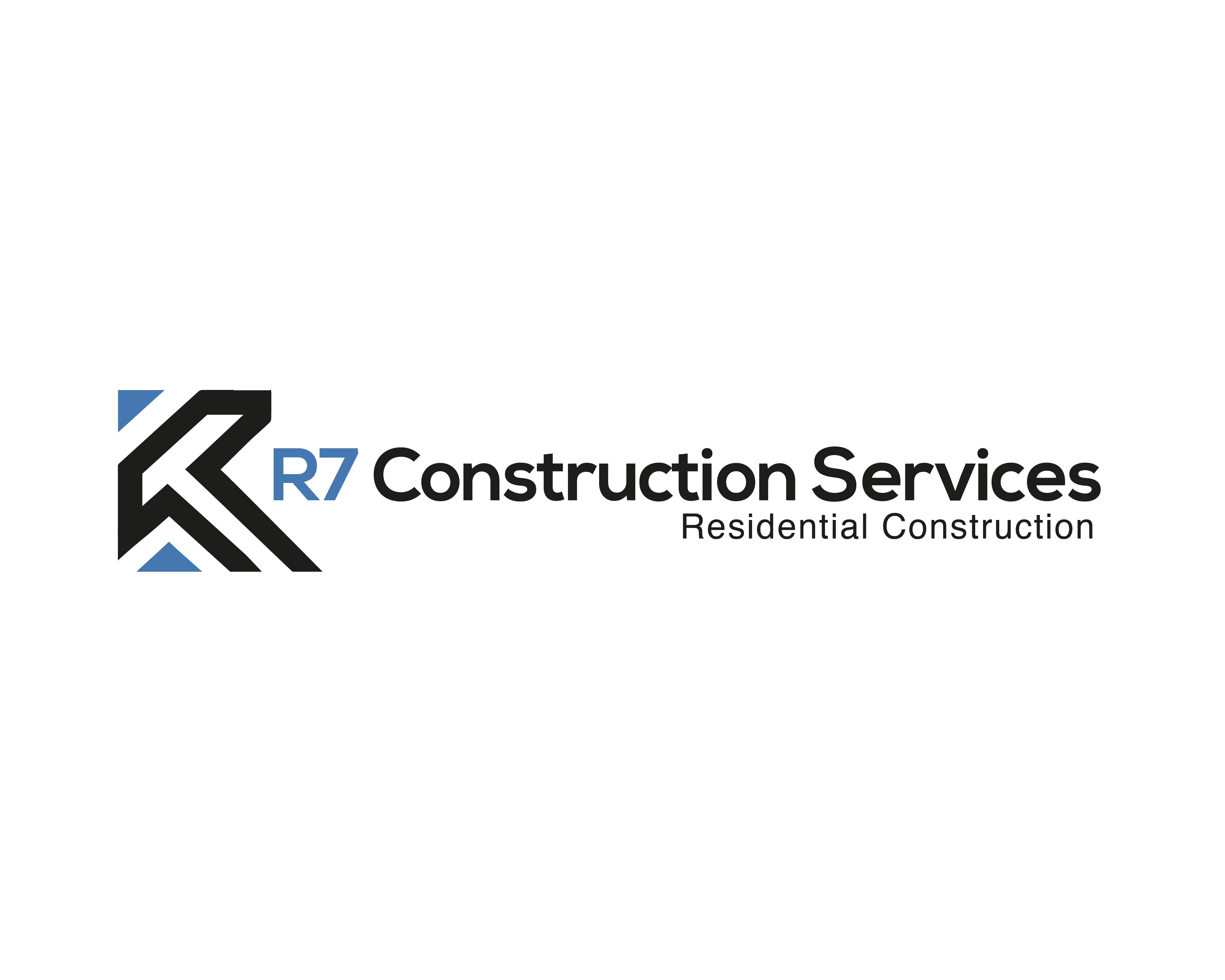 Logo Design for R7 Construction Services (name)- could have Residential Construction ...