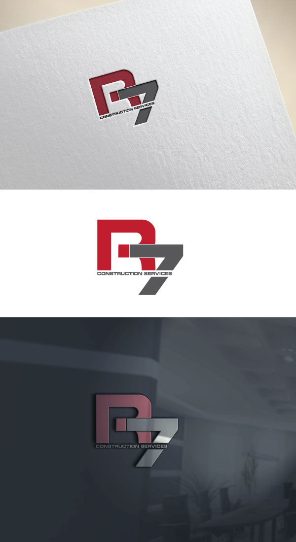 Logo Design for R7 Construction Services (name)- could have Residential ...