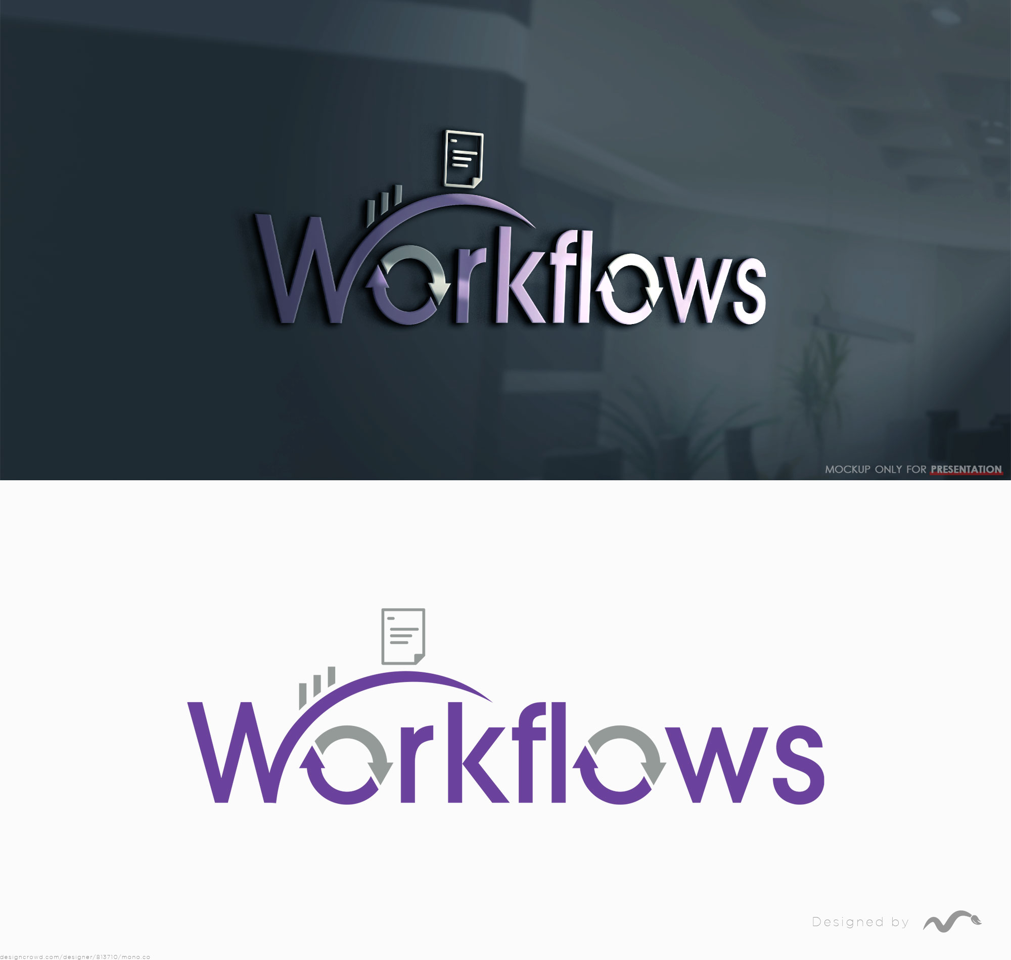 Upmarket, Bold, Automation / tech Logo Design for Workflows by Mono.co ...