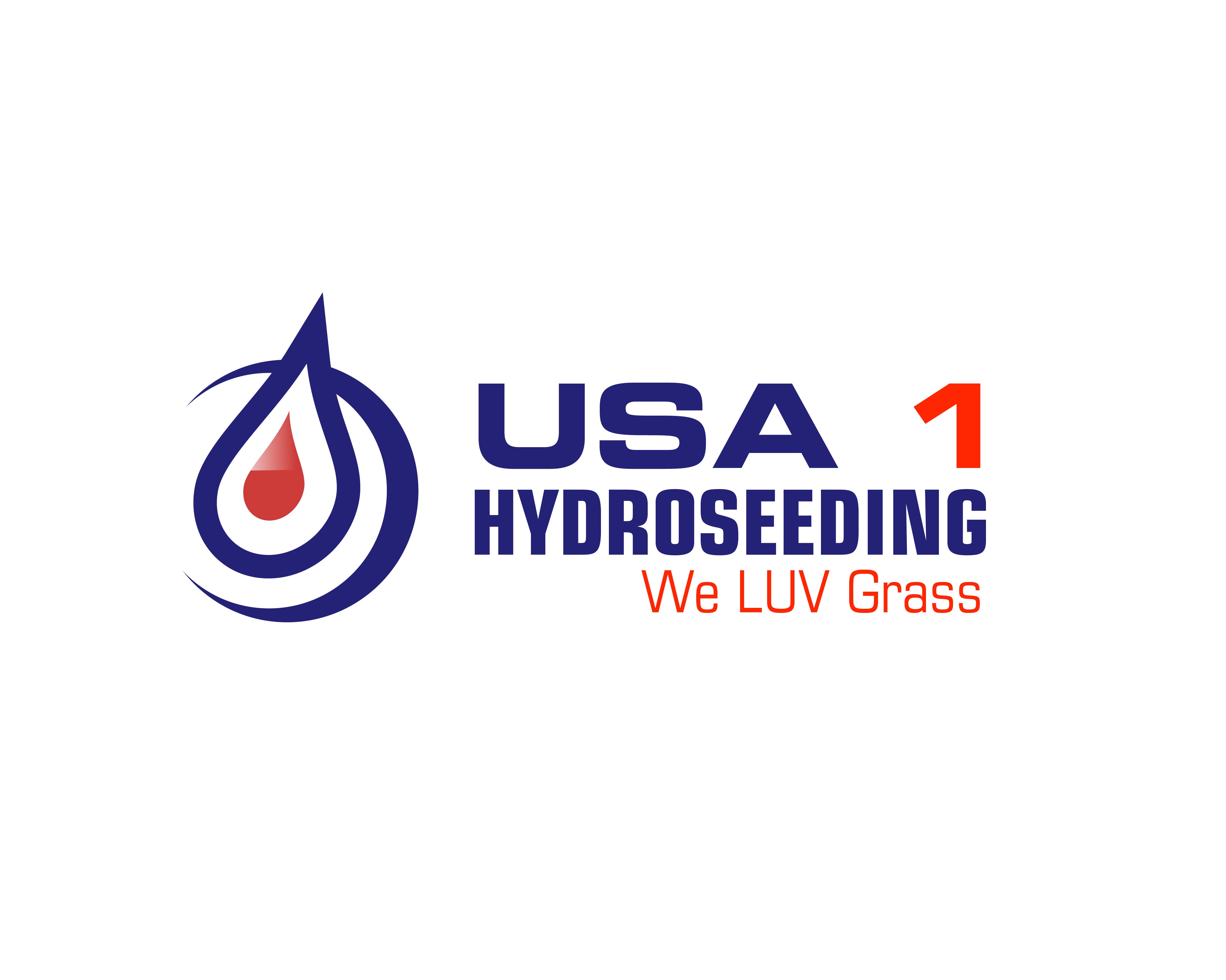 Elegant, Playful Logo Design for USA 1 HYDROSEEDING by artespraticas ...