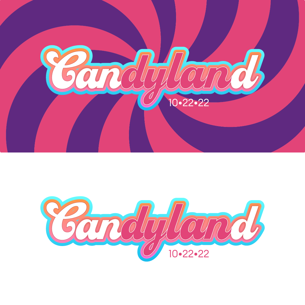 Dylan's Bat Mitzvah Party Candyland Theme | 6 Logo Designs for ...