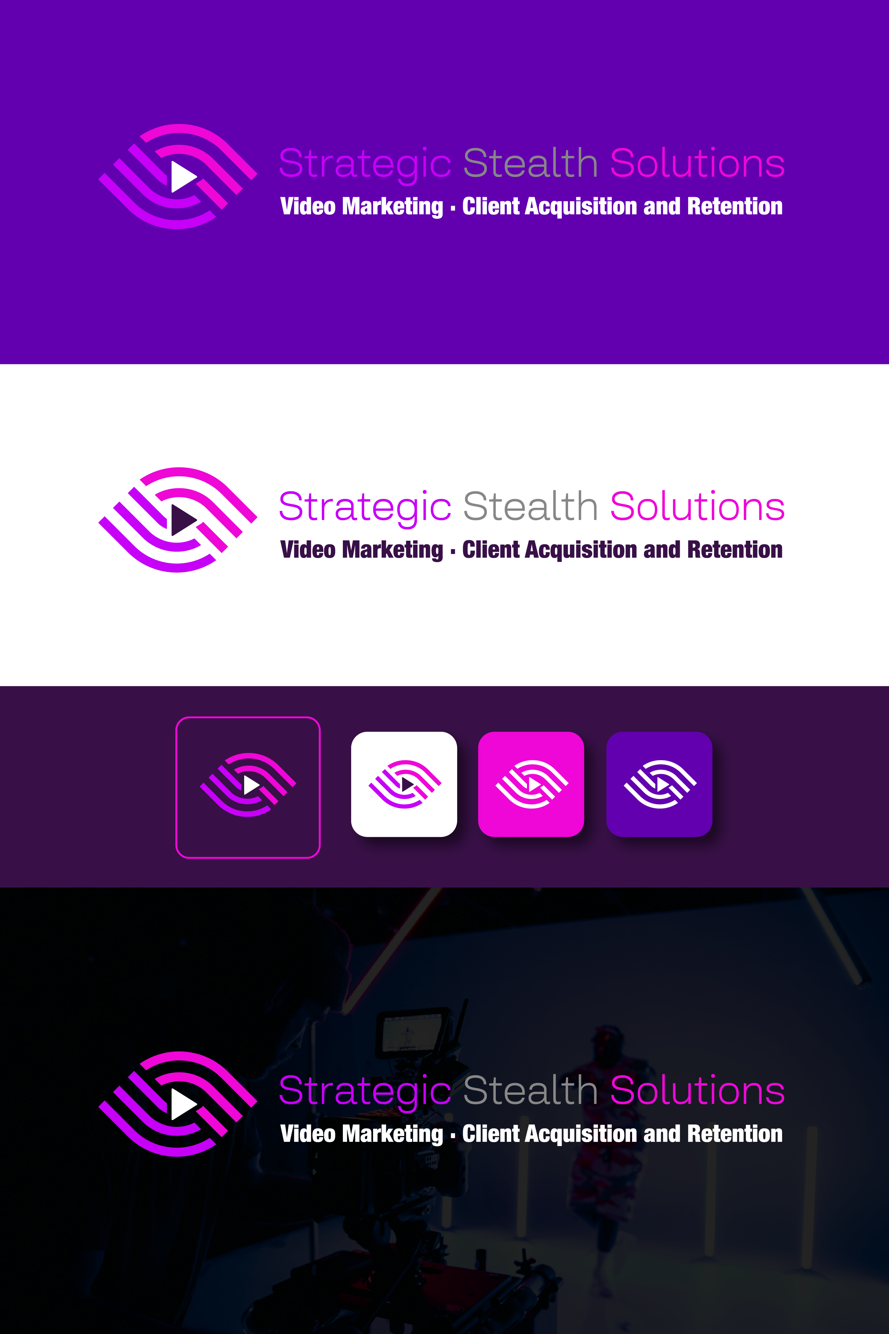 Elegant, Playful Logo Design for Strategic Stealth Solutions.com . Under domain URL enter Tag ...