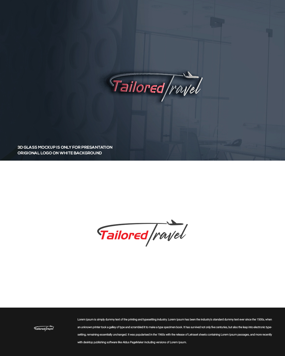 Serious, Modern, Travel and recreation Logo Design for Tailored Travel ...
