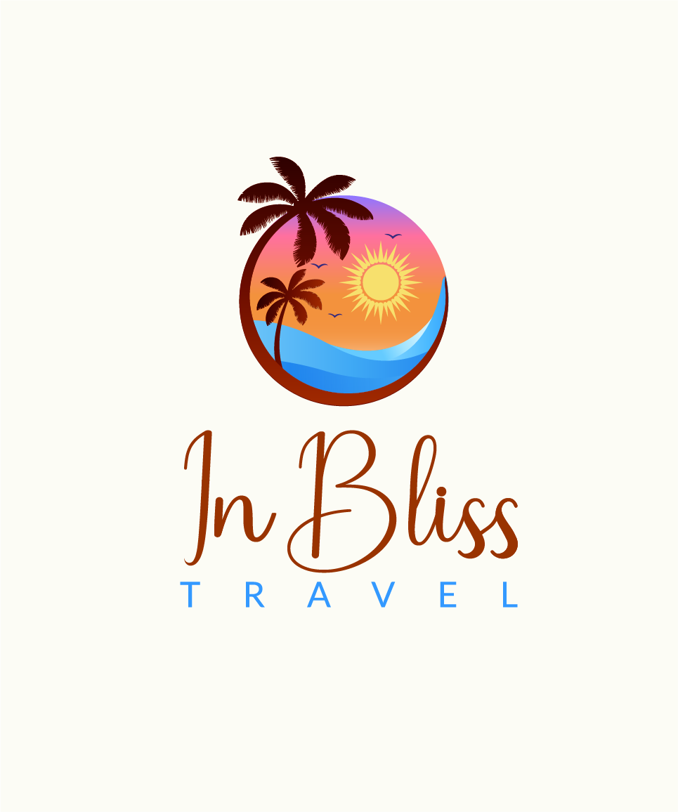 Playful, Colorful, travel Logo Design for Business name: InBliss Travel ...