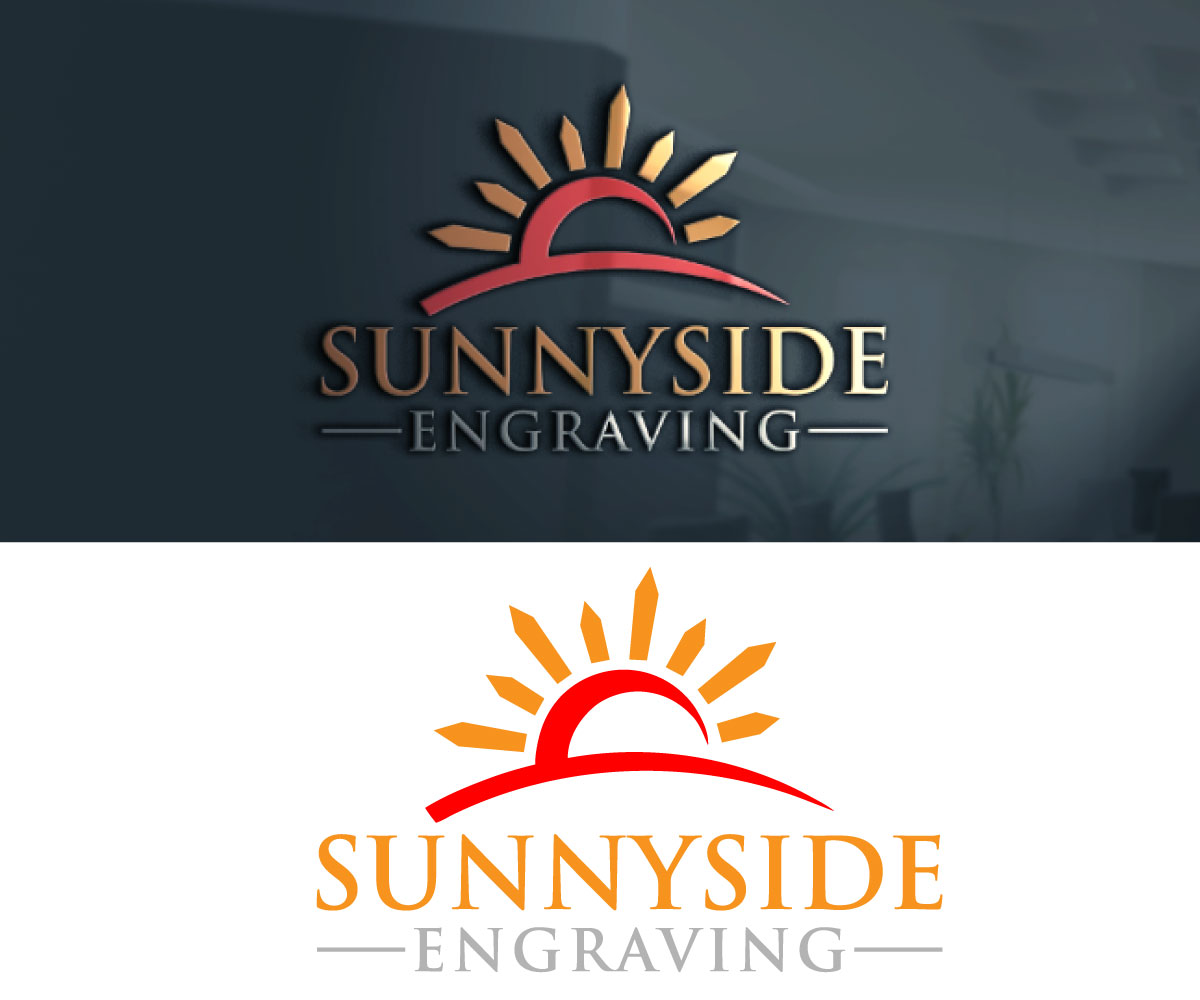 Serious, Modern, Laser Engraving Logo Design for Sunnyside Engraving by ...