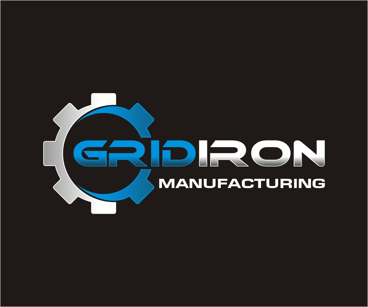 Serious, Masculine, Metal Machining Logo Design for GridIron ...