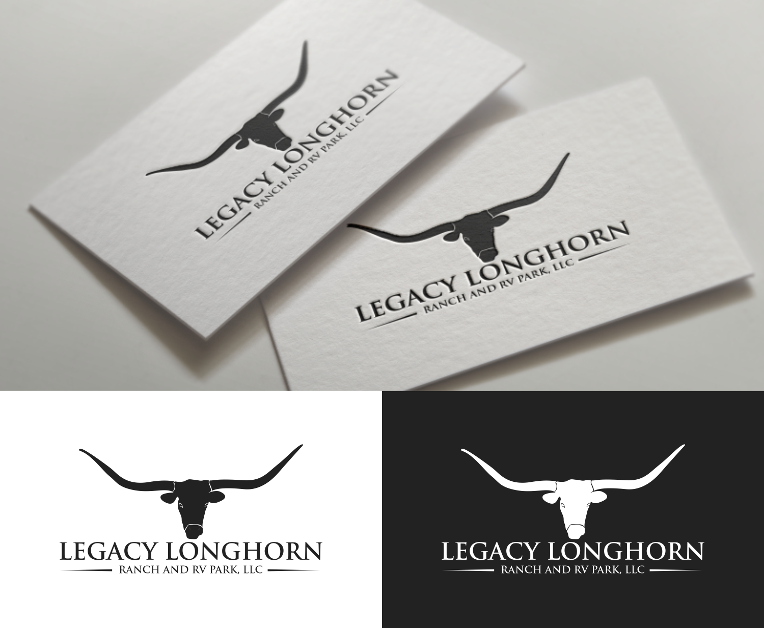 Logo Design for Legacy Longhorn Ranch and RV Park, LLC by mas no ...