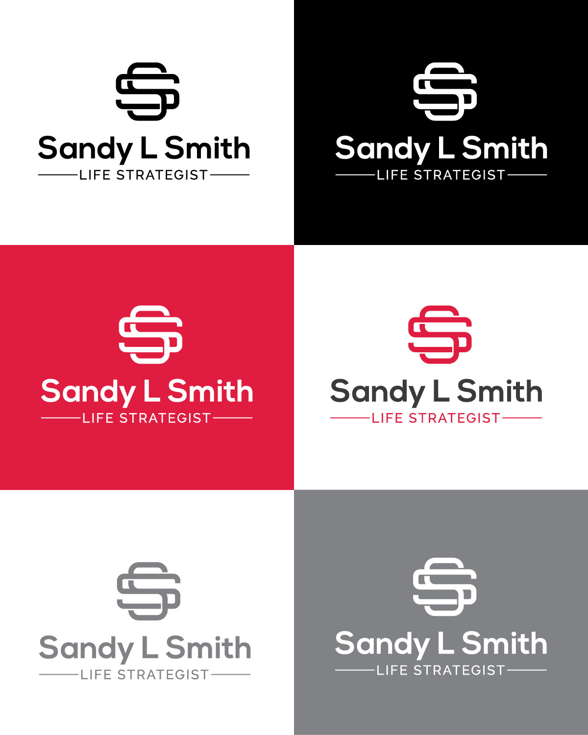Upmarket, Modern, Men's business/life strategist Logo Design for Sandy ...