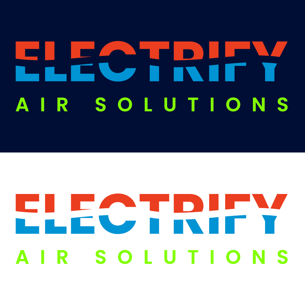 Elegant, Playful, HVAC Logo Design for Electrify Air Solutions by Yash ...