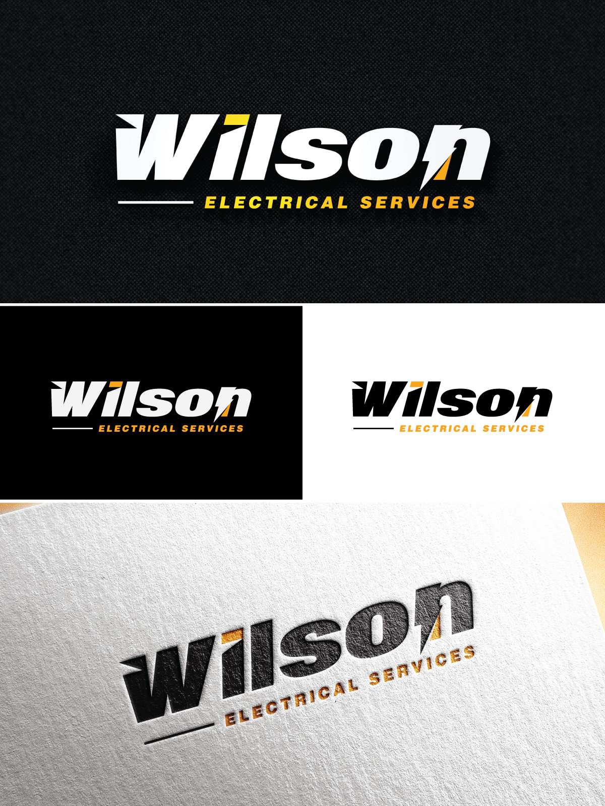 Logo Design for Wilson Electrical Services by Dot Design 3 | Design ...