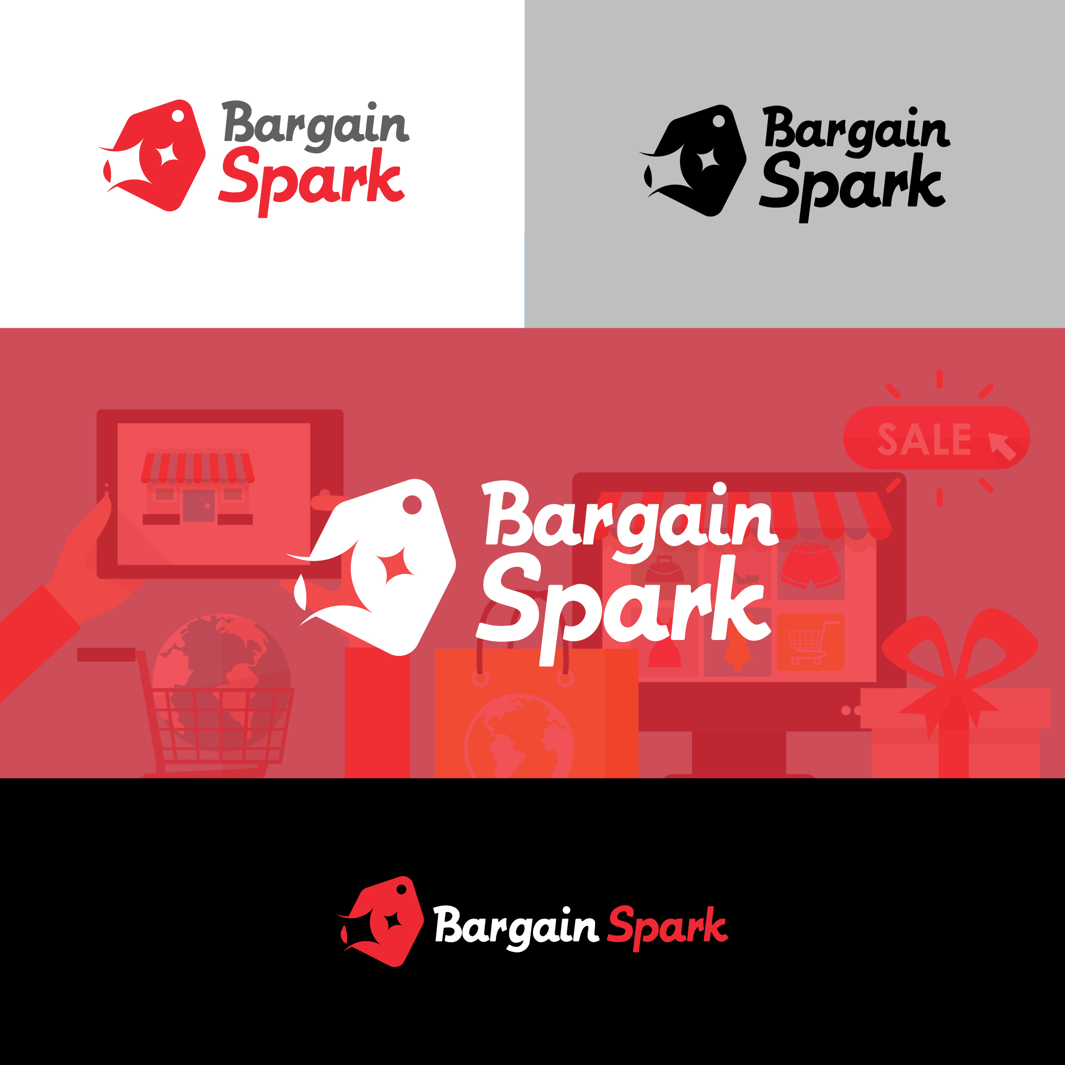Logo Design for Bargain Spark by Lykos | Design #28800055