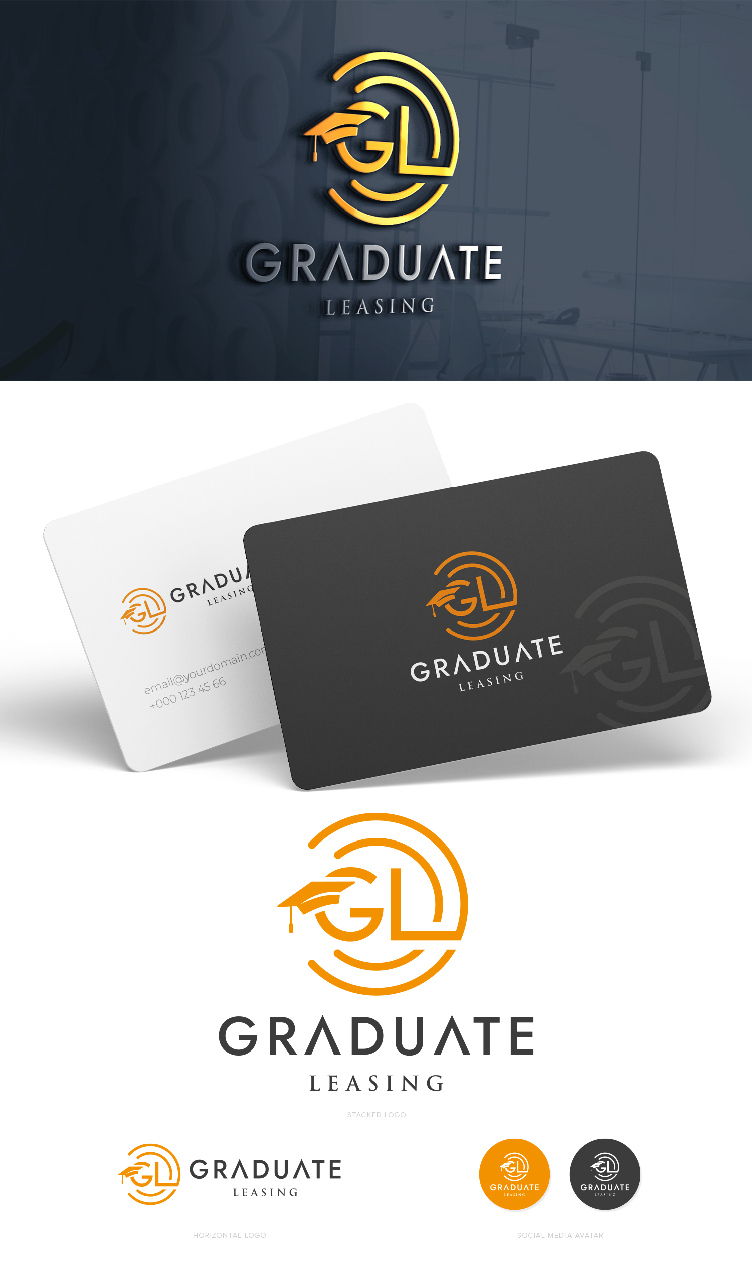 Logo Design for our company name.. (Graduate Leasing) by Modeform ...