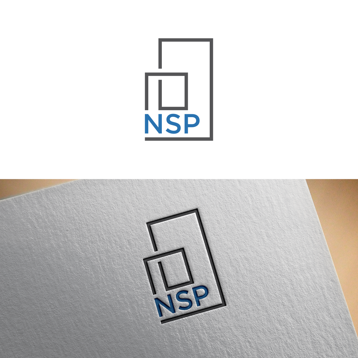 Masculine, Elegant Logo Design for NSP by putrashima99 | Design #28807189