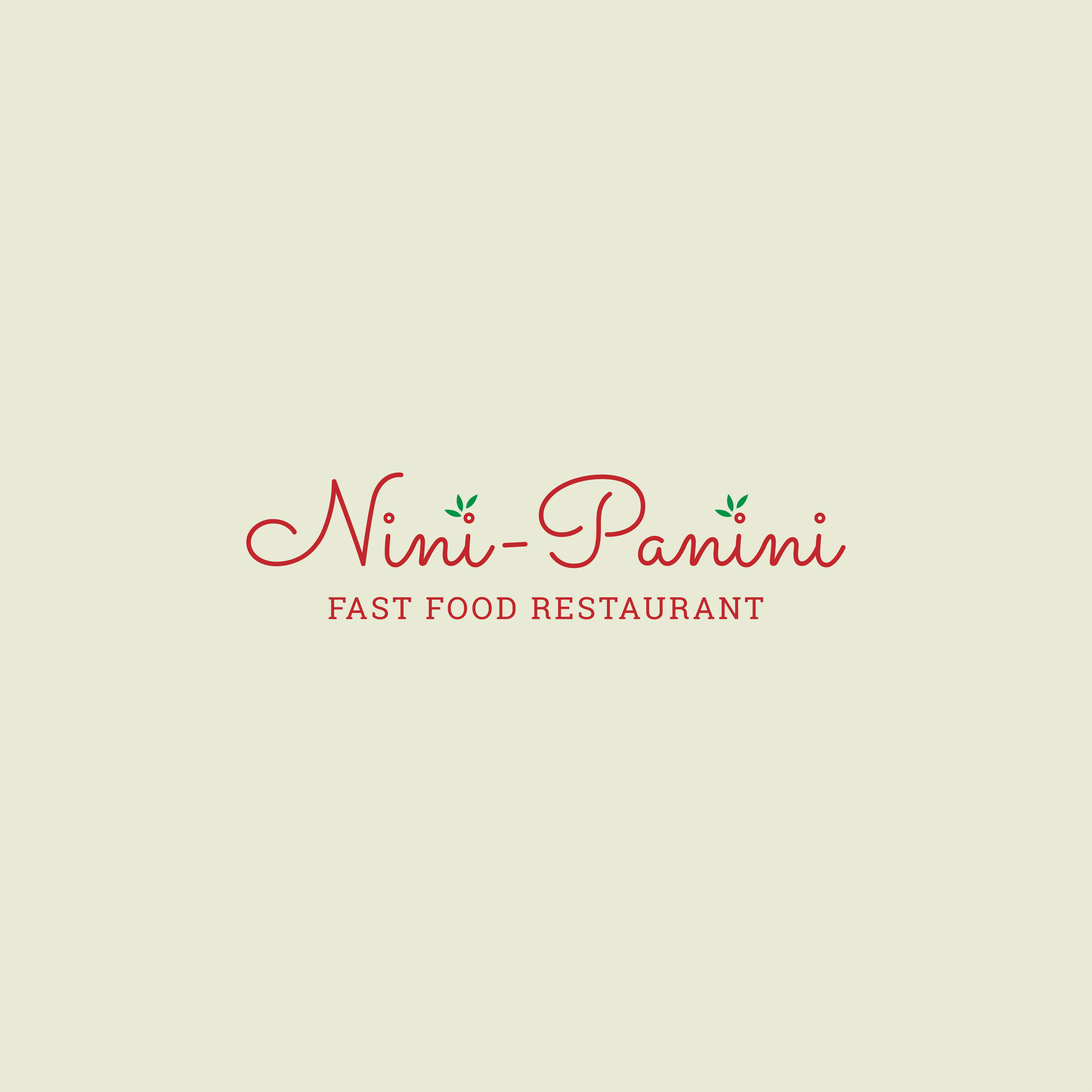 Playful, Modern, Fast Food Restaurant Logo Design for Nini-Panini by ...