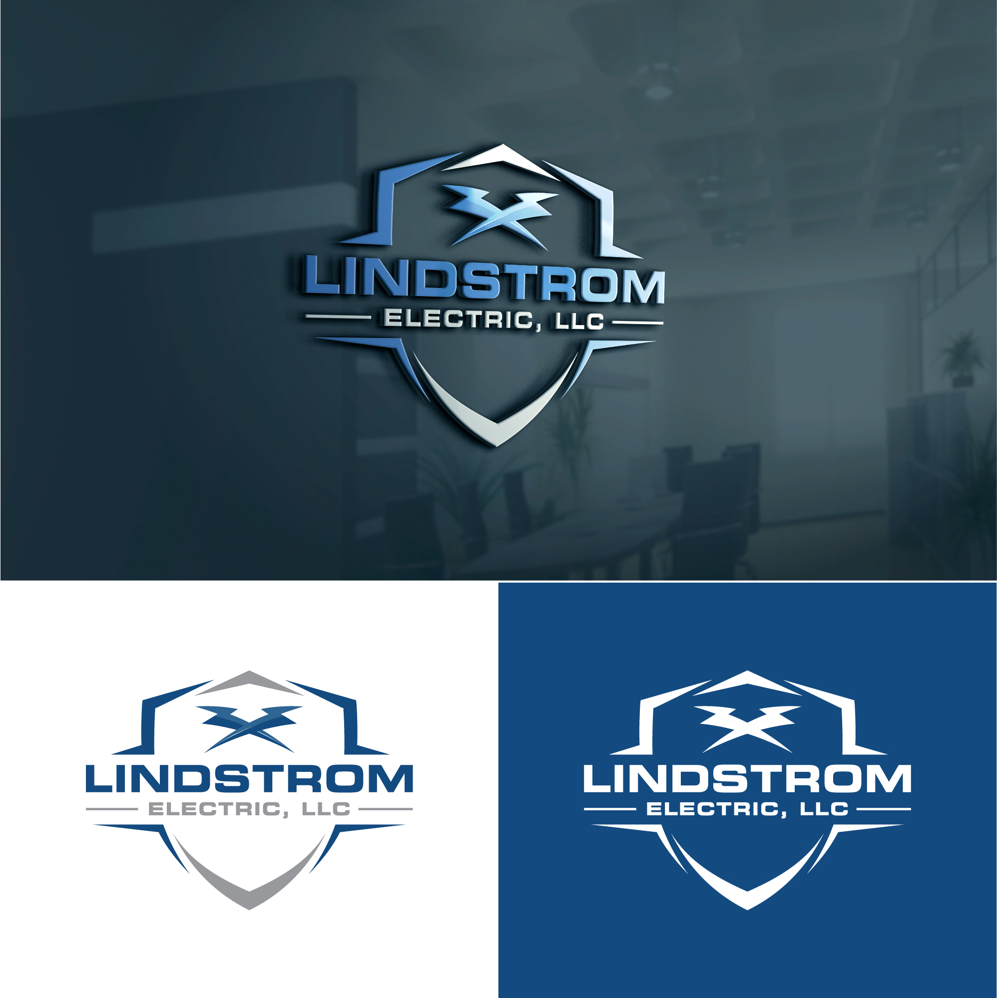 Serious, Modern, electrical service Logo Design for Lindstrom Electric ...