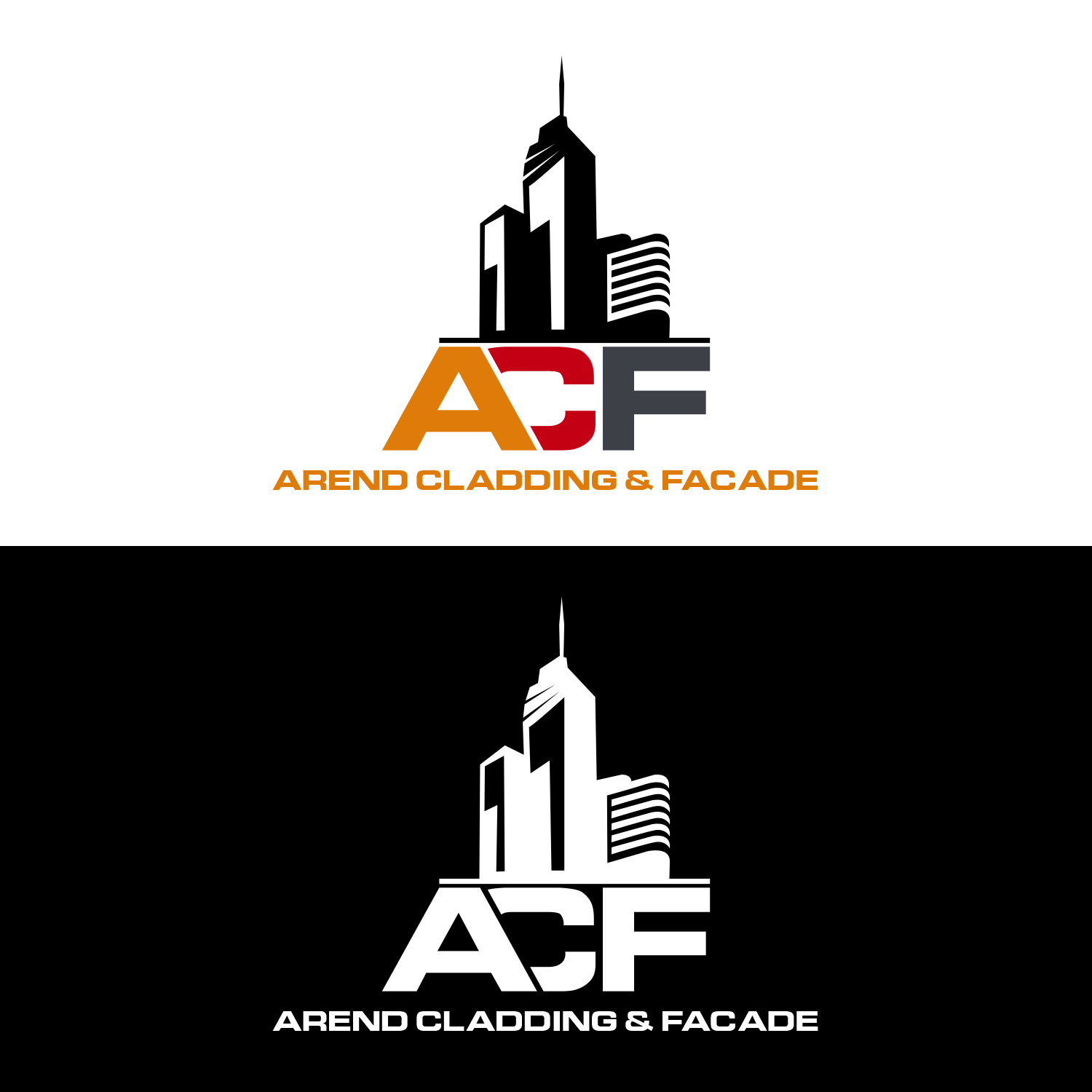 Bold, Modern, comercial facade/ glass / cladding Logo Design for AC&F ...