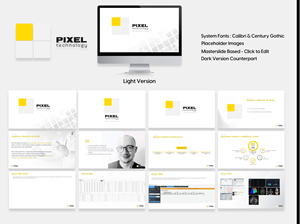 Pixel standard Power point | 45 PowerPoint Designs for Pixel Technology