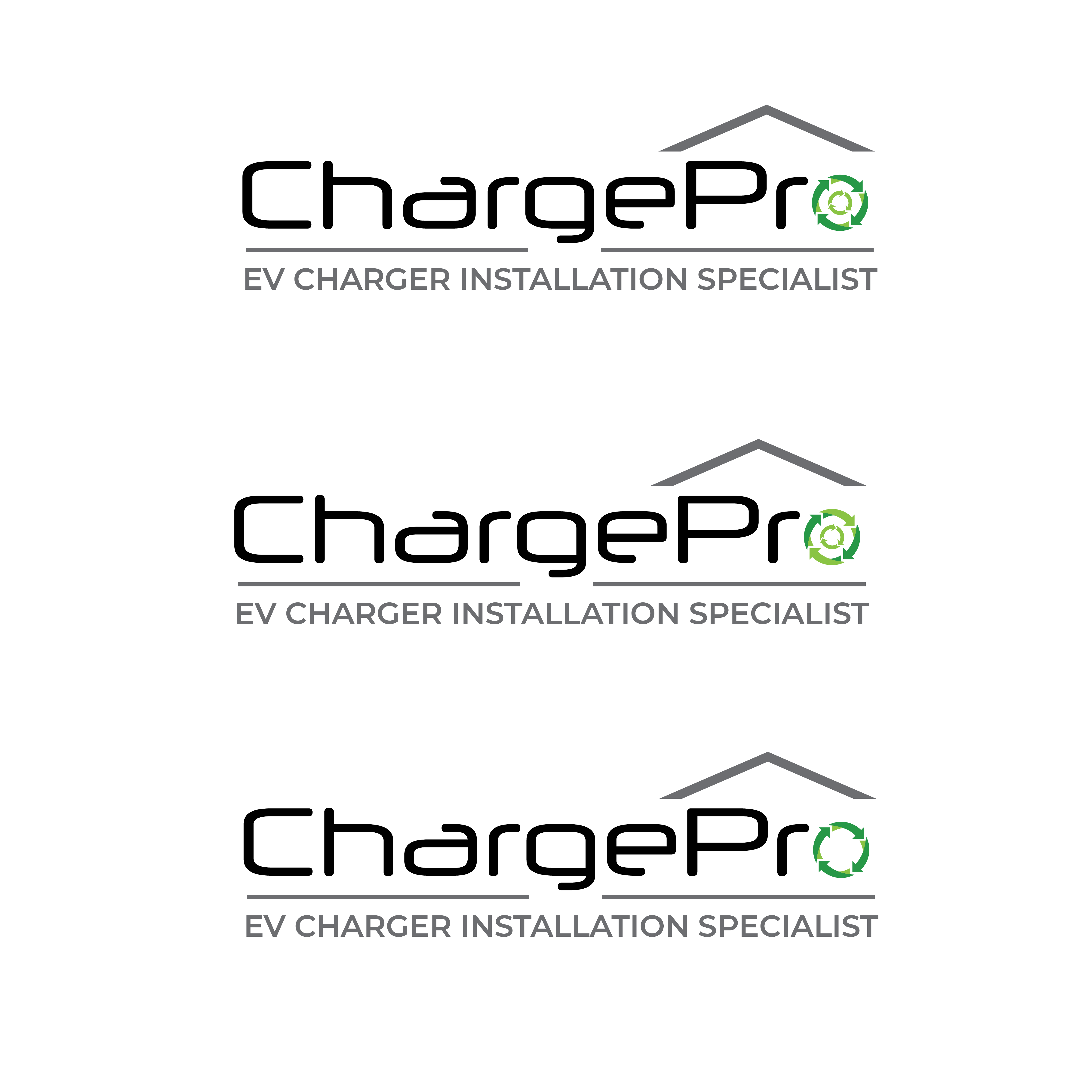 Elegant, Playful Logo Design for ChargePro ...EV Charger Installation ...