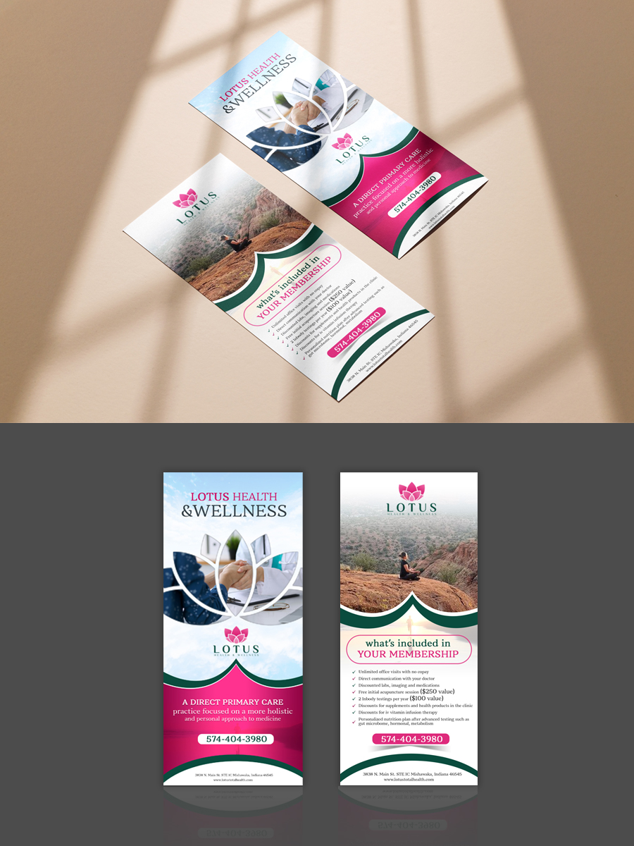 Modern, Upmarket, Health and Wellness Flyer Design for a Company by ...