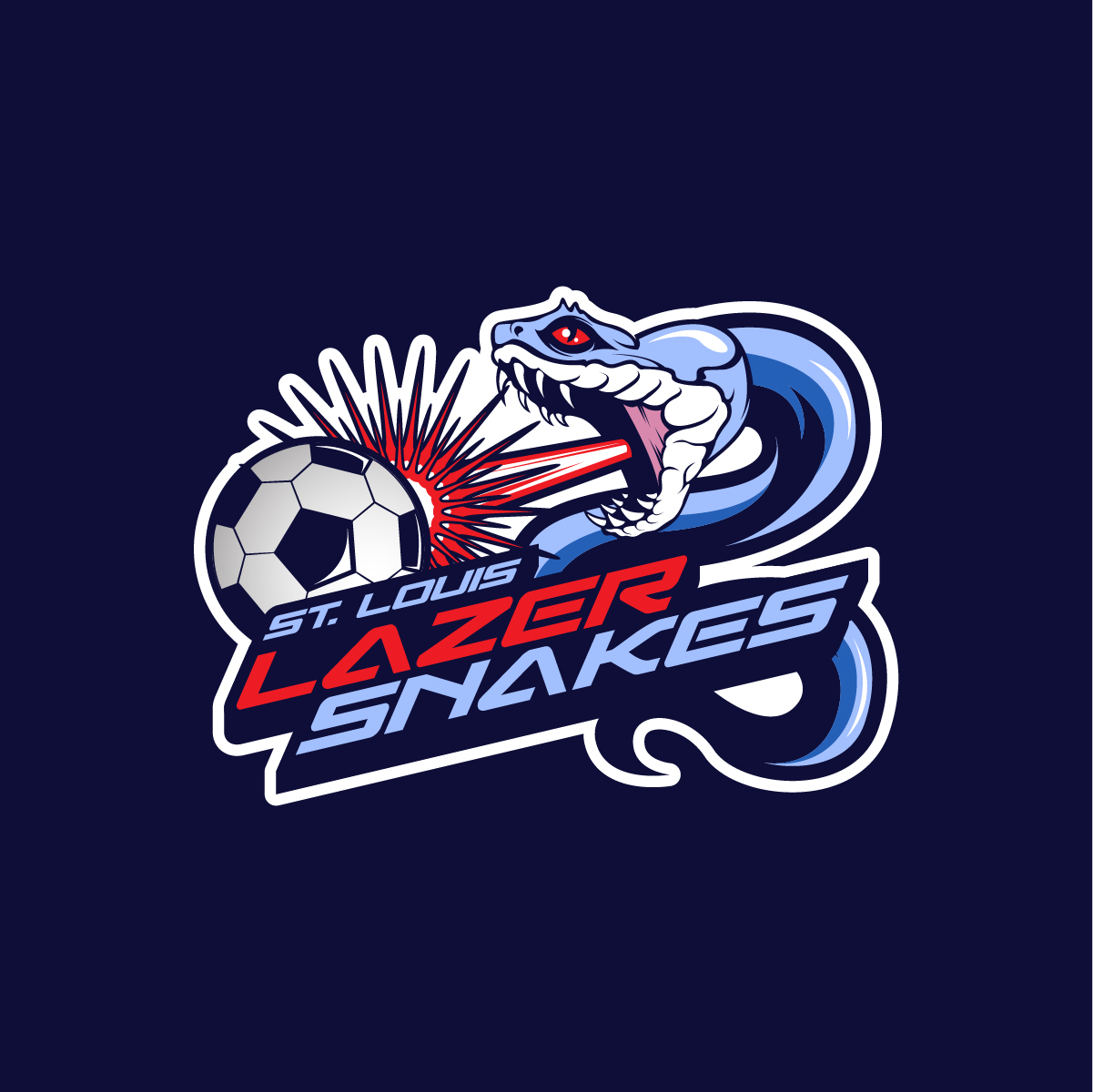 Logo Design for St. Louis Lazer Snakes by MagicArt Pix | Design #28869610