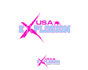 USA Explosion Softball Logo updated | 40 Logo Designs for USA Explosion