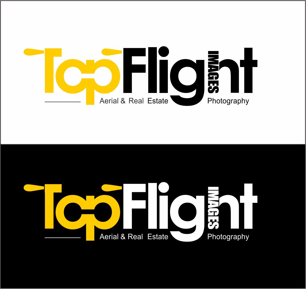Logo Design for "TopFlight Images" - is the main logo design. Under the ...
