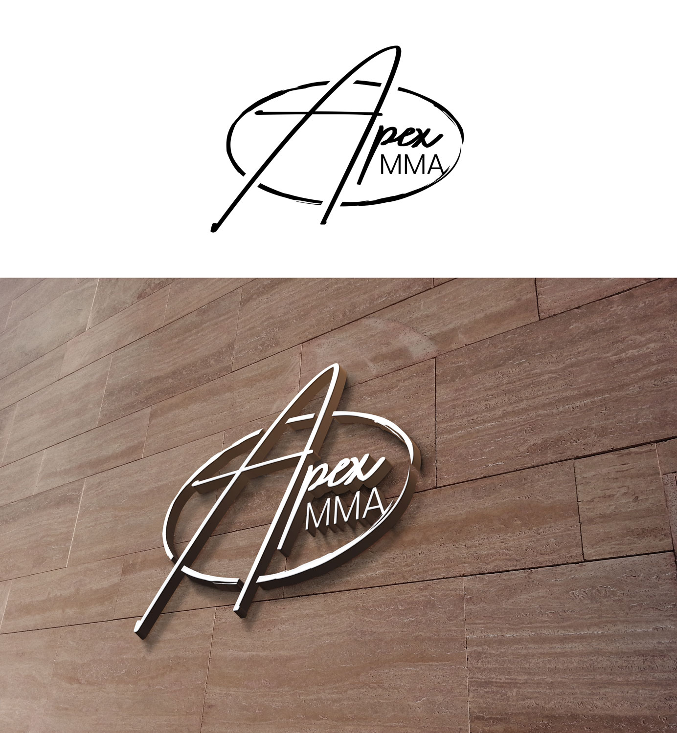 Masculine, Bold, Mixed Martial Arts Academy Logo Design for Apex MMA by ...