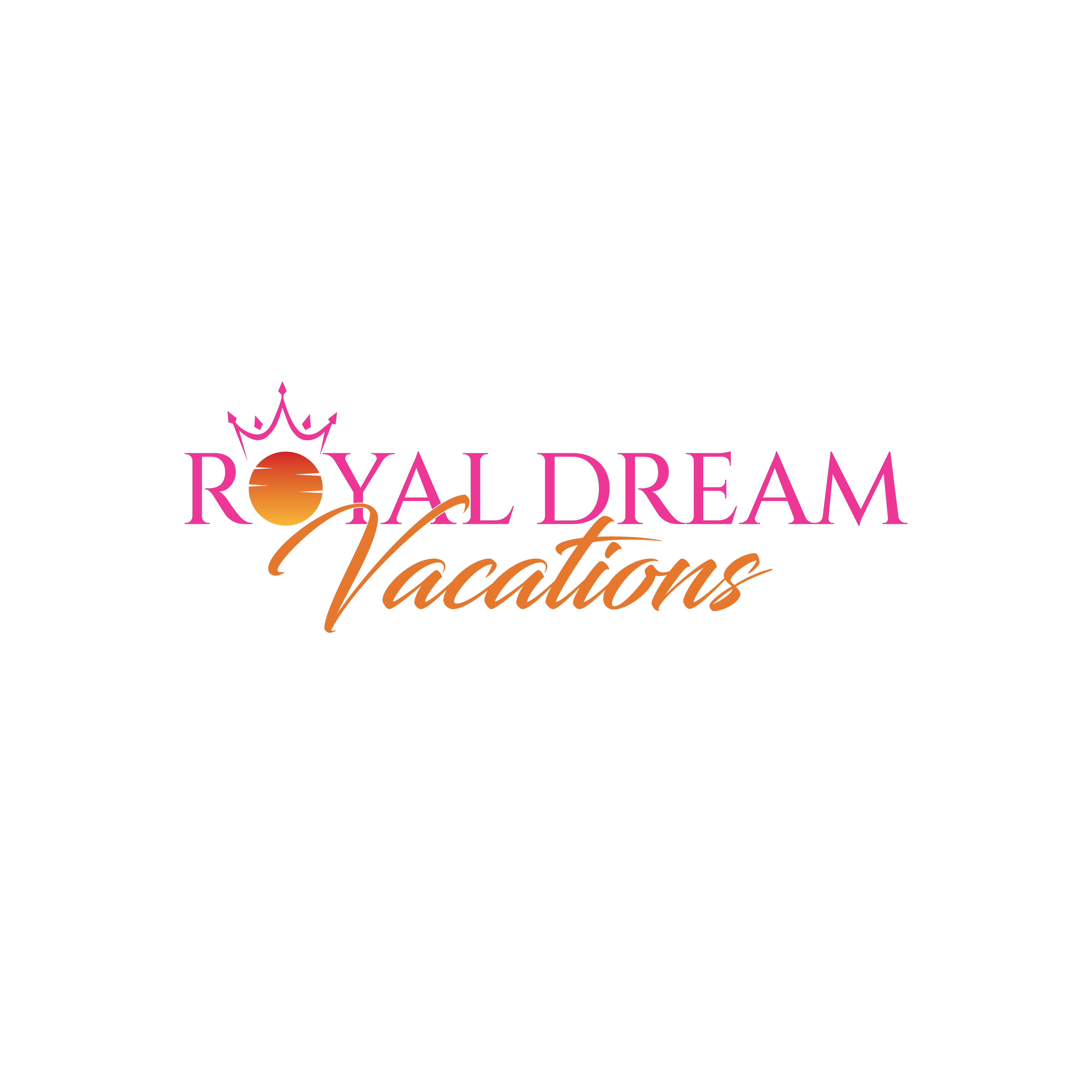 Feminine, Modern, Travel industry Logo Design for Royal Dream Vacations ...