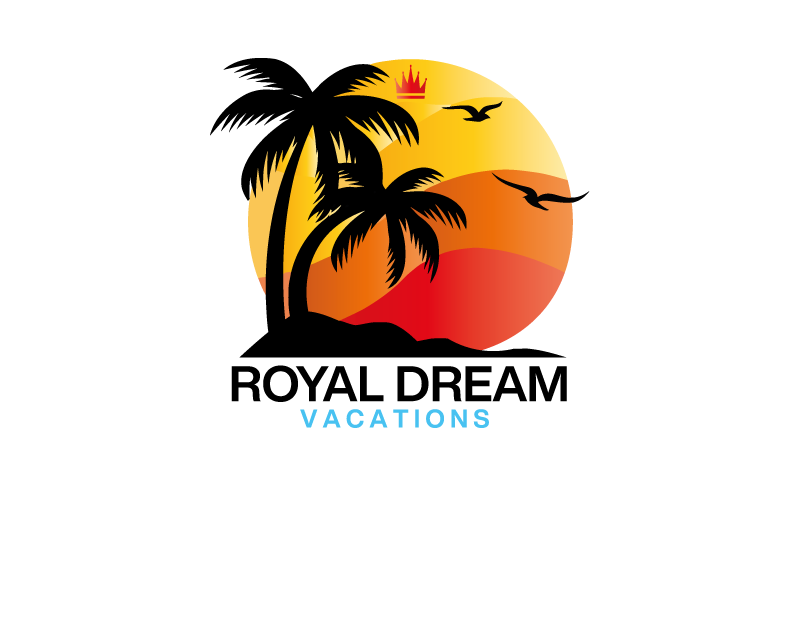Feminine, Modern, Travel industry Logo Design for Royal Dream Vacations ...