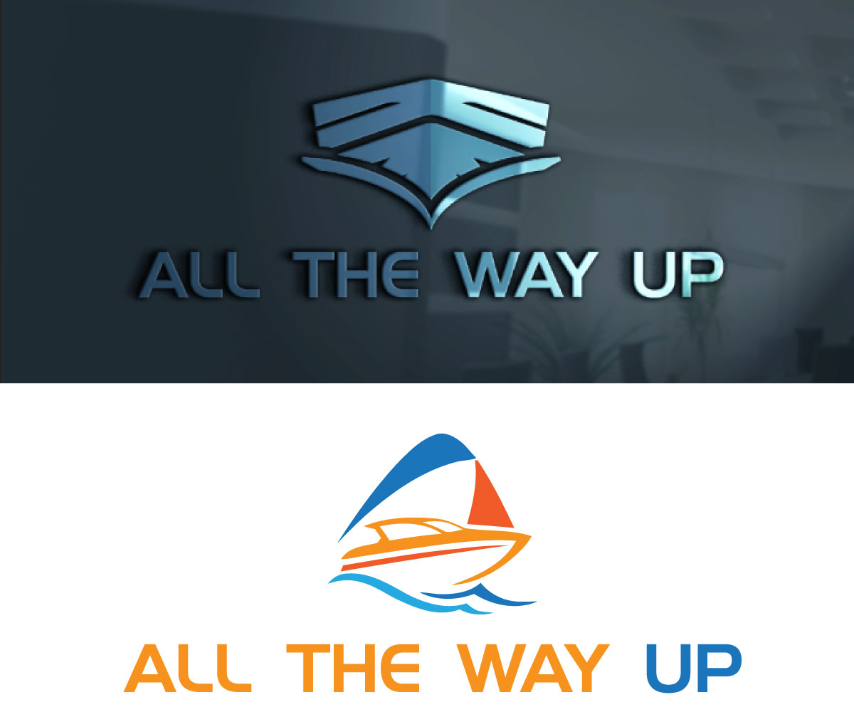 Masculine, Bold, Boating Logo Design for All The Way Up by sawad_lohage ...