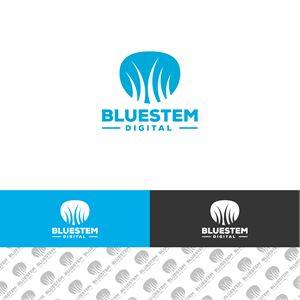 Bluestem Digital Logo Redesign | 60 Logo Designs for Bluestem Digital