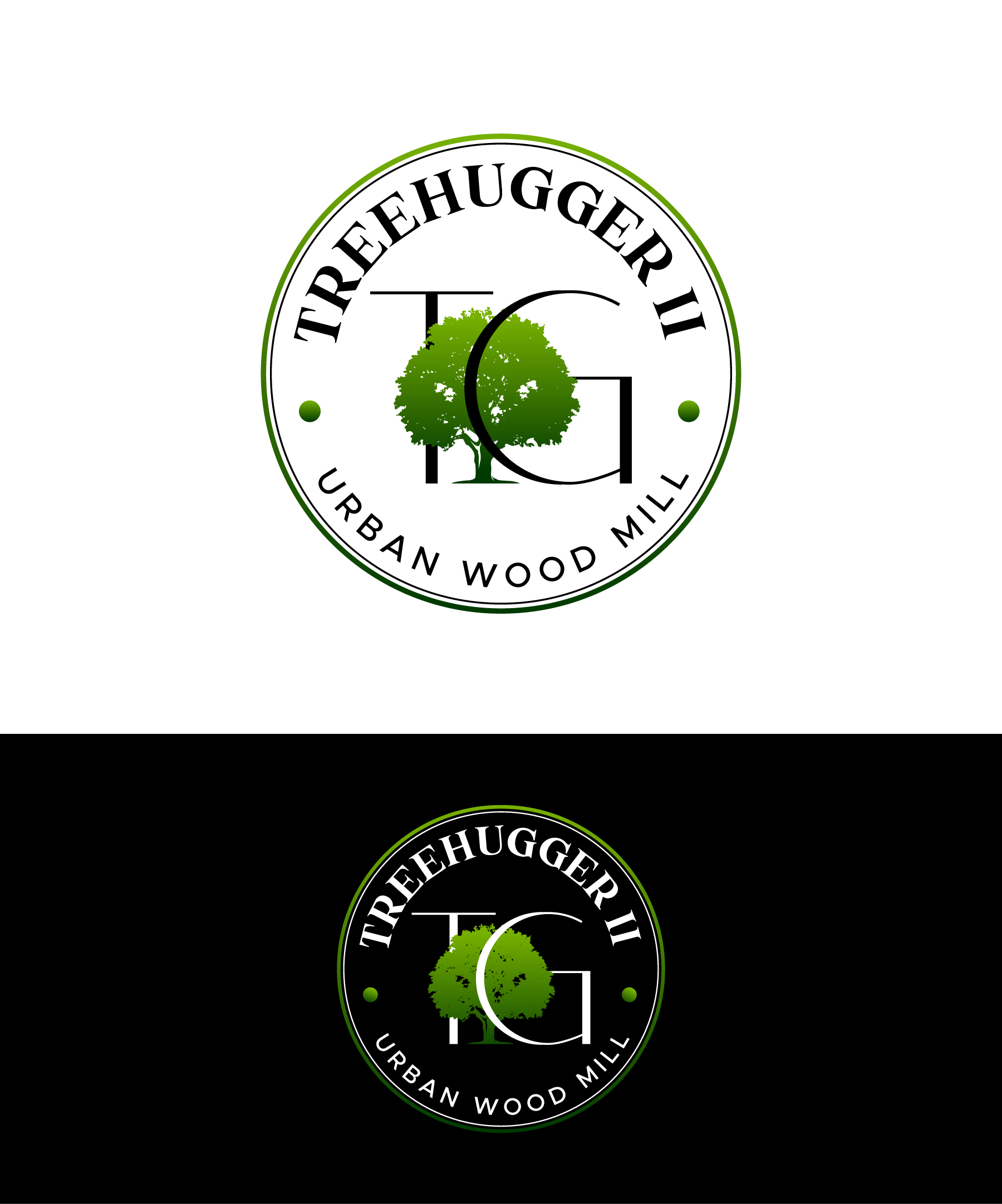 Logo Design for TreeHugger II Urban Wood Mill by ZeneFashions | Design ...